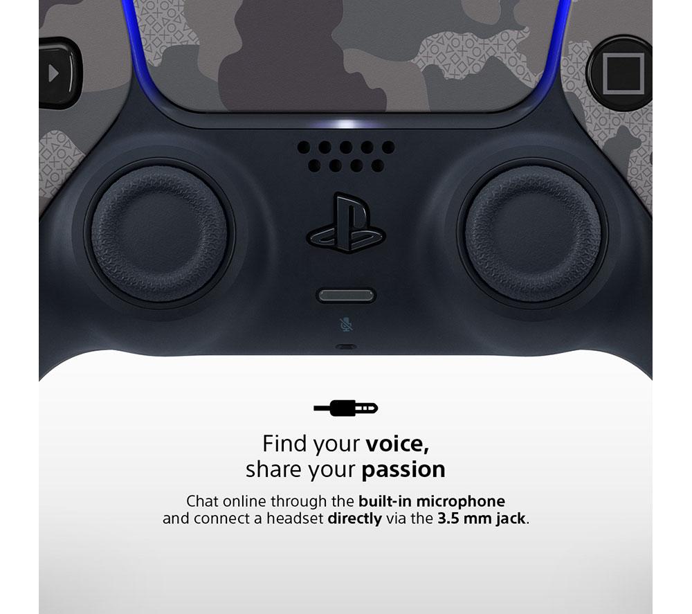 Buy PLAYSTATION PS5 DualSense Wireless Controller - Camo Grey | Currys