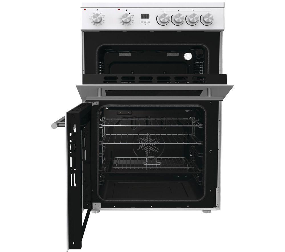 Buy HISENSE HDE3211BWUK 60 cm Electric Ceramic Cooker - White | Currys