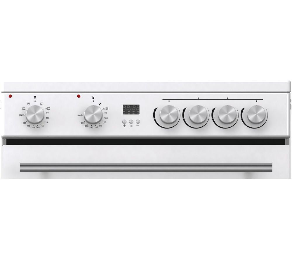 Buy HISENSE HDE3211BWUK 60 cm Electric Ceramic Cooker - White | Currys
