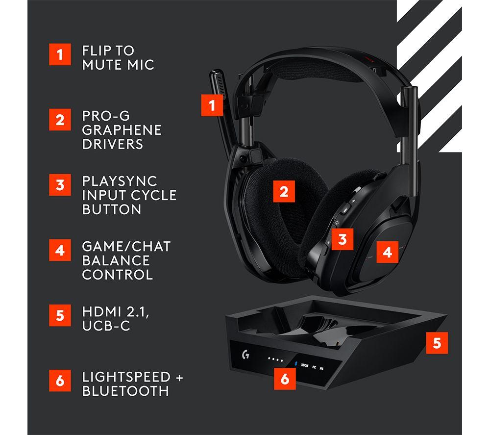 Buy ASTRO A50X Wireless Gaming Headset - Black | Currys