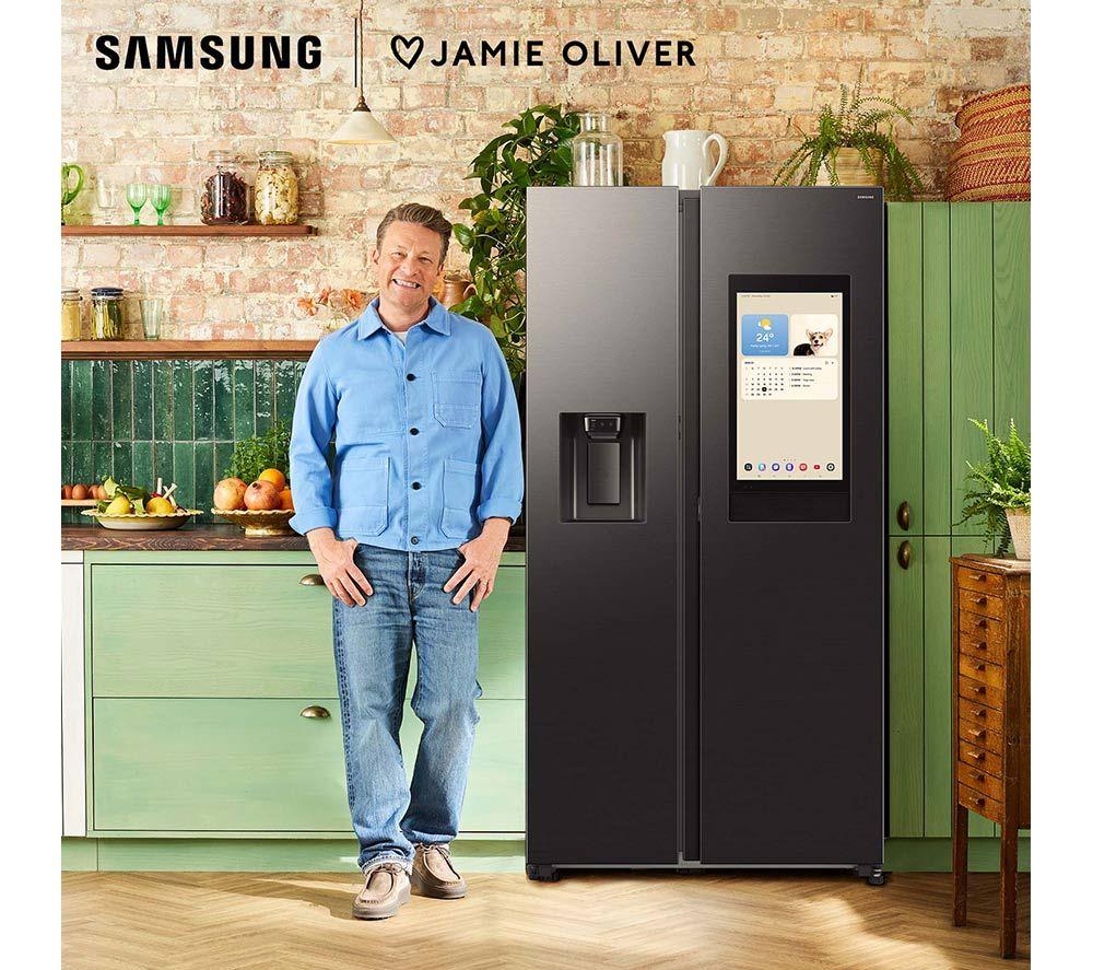 Buy SAMSUNG Bespoke AI Family Hub RS90F66BEFEU American-Style Smart ...
