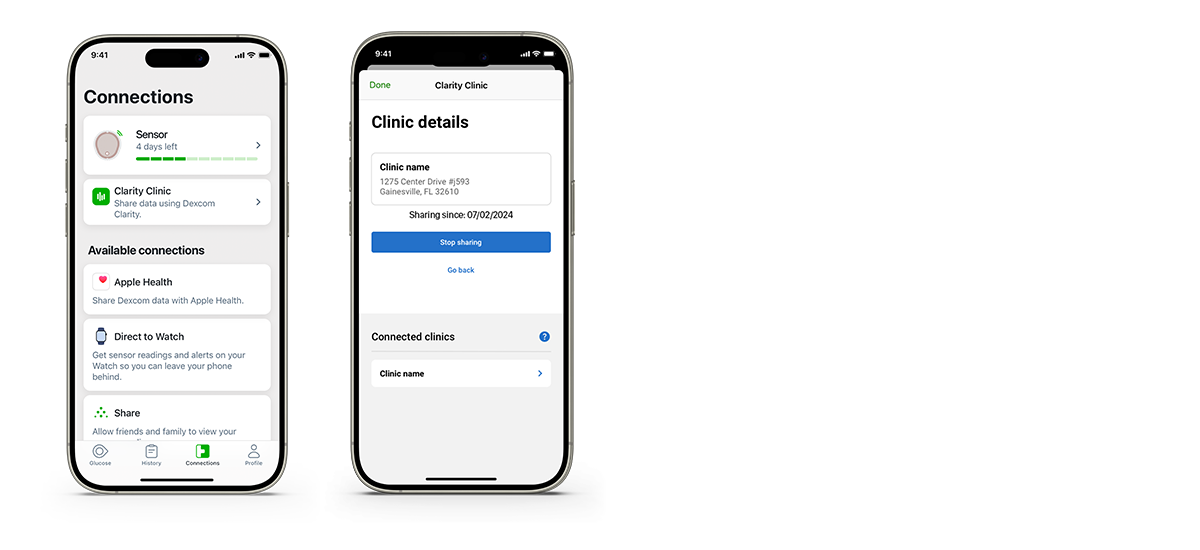How can I share my sensor data with my healthcare team - Clarity Clinic ...