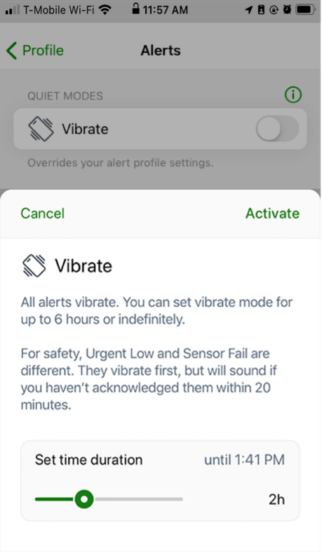 How do I set my alerts to vibrate when using Dexcom G7 CGM? | Dexcom How do I set my alerts to vibrate when using Dexcom G7 CGM? | Dexcom