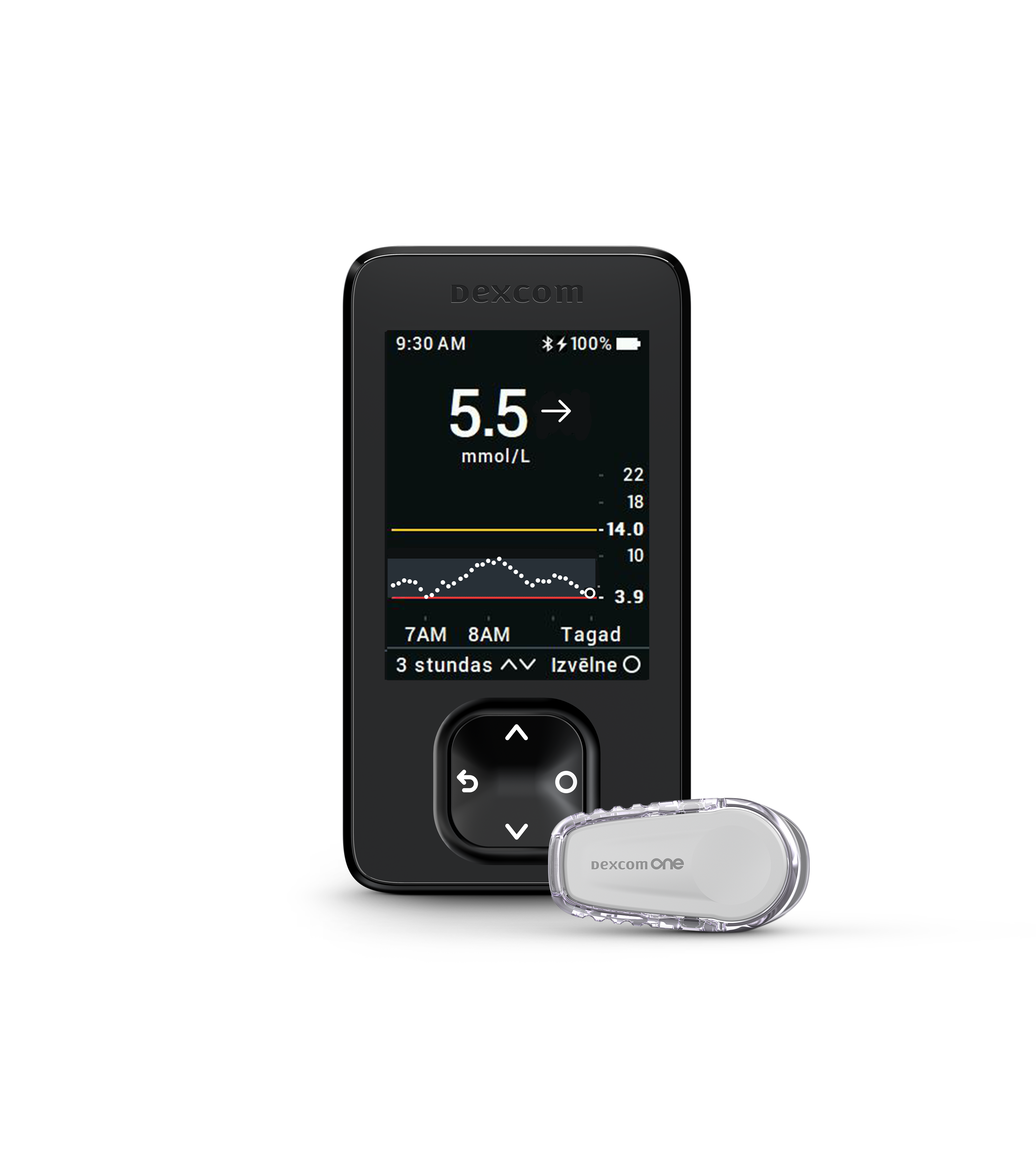 Iepazīstiet Dexcom uztvērēju | Dexcom