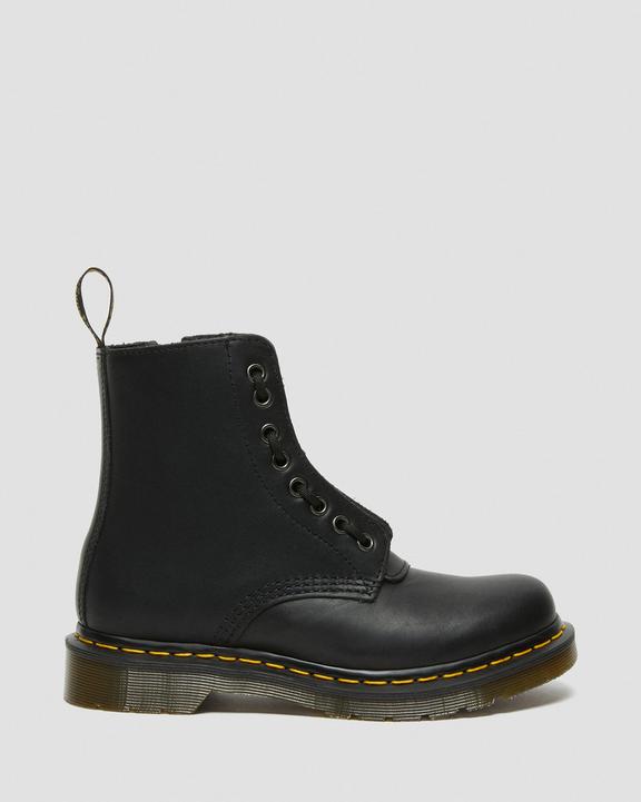 1460 Women's Pascal Nappa Zipper Boots in Black | Dr. Martens 1460 Women's Pascal Nappa Zipper Boots in Black | Dr. Martens