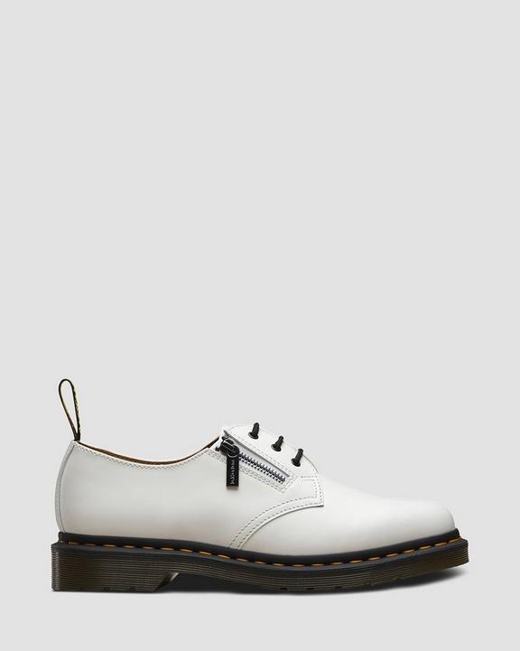 1461 W/Zip Beams in White | Dr. Martens 1461 W/Zip Beams in White | Dr. Martens