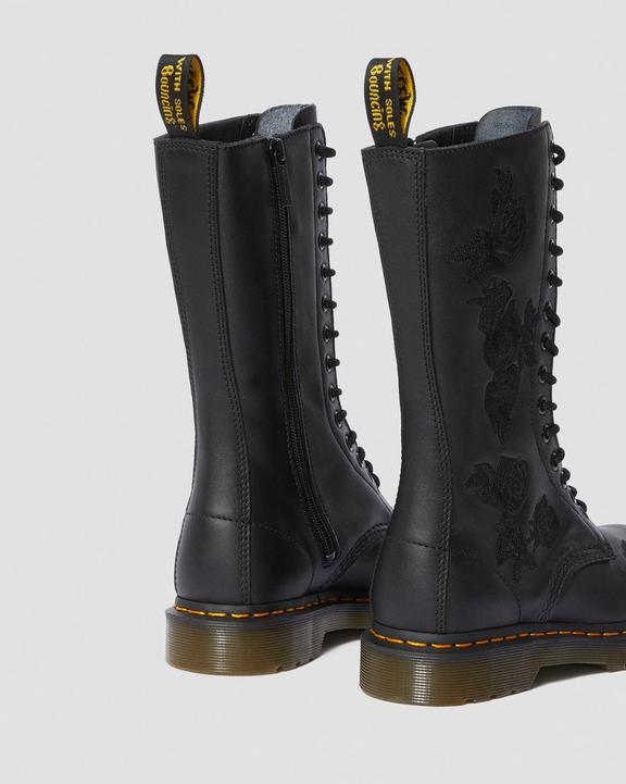 1914 VONDA MONO LEATHER HIGH BOOTS in Black | Dr. Martens 1914 VONDA MONO LEATHER HIGH BOOTS in Black | Dr. Martens