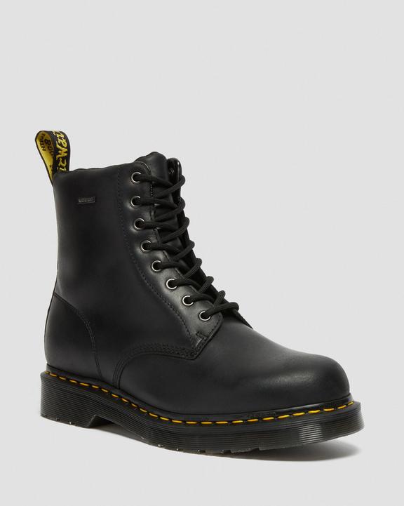 1460 Men's Waterproof Lace Up Boots in Black | Dr. Martens 1460 Men's Waterproof Lace Up Boots in Black | Dr. Martens