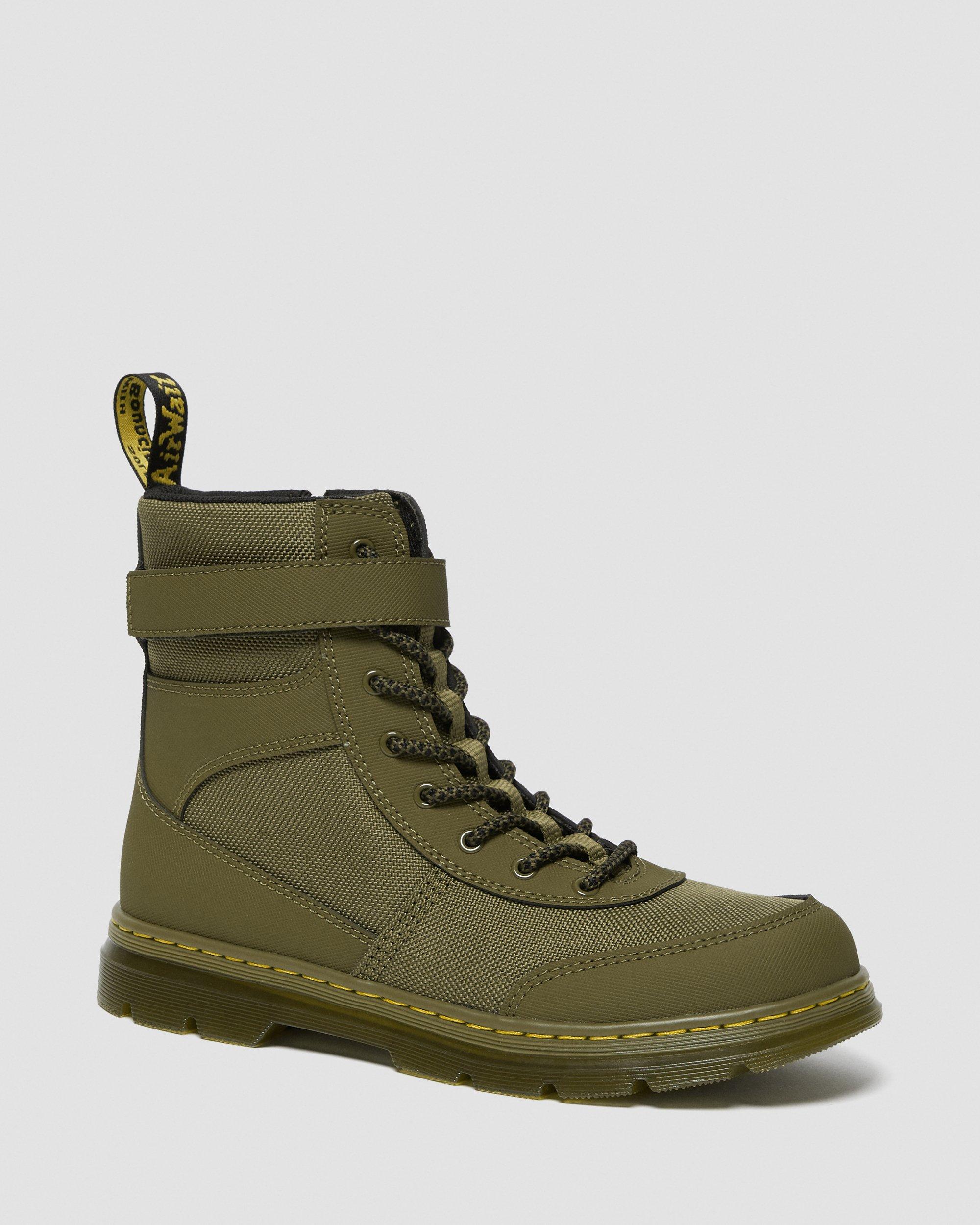 Youth Combs Tech Casual Boots in Olive | Dr. Martens