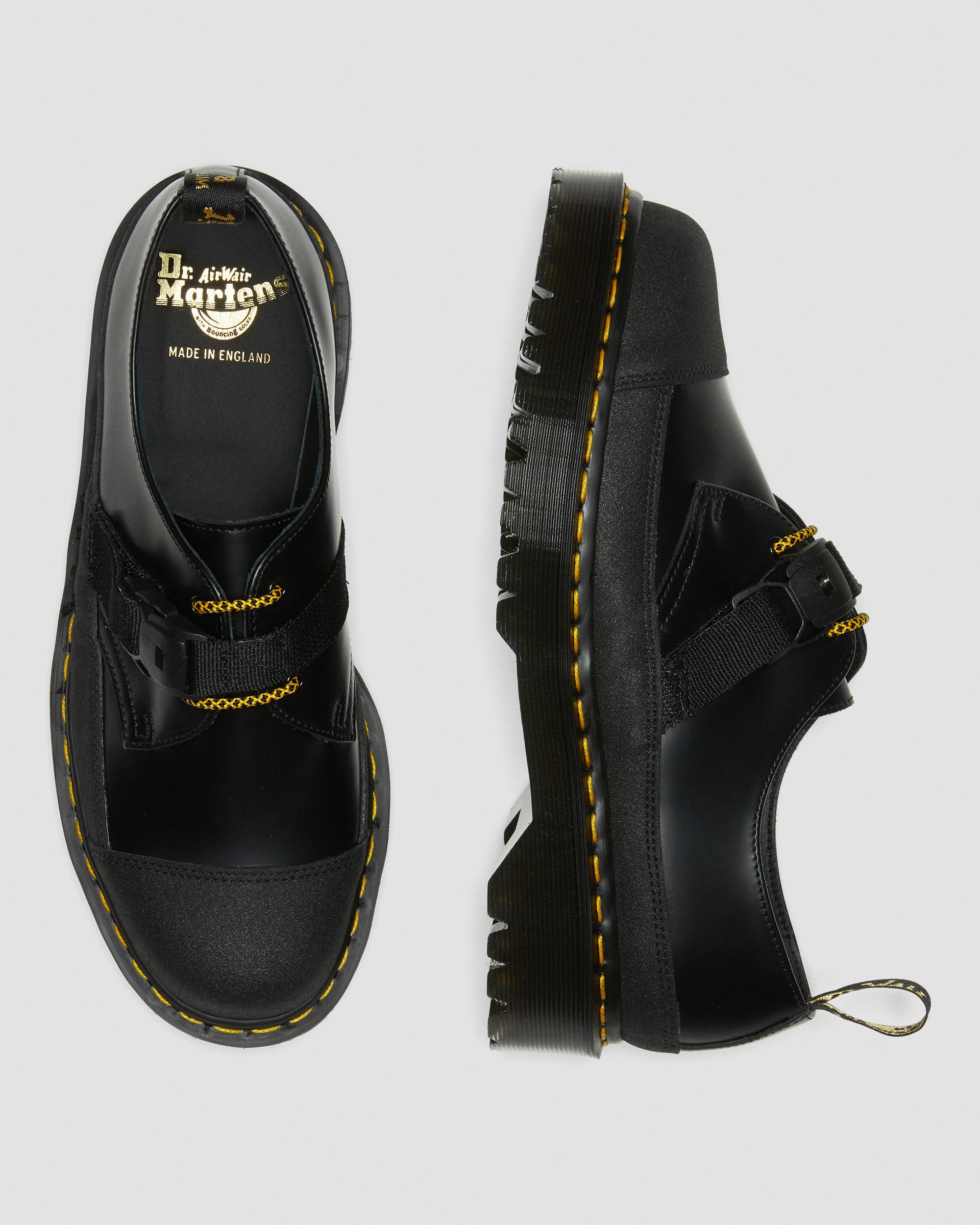 1461 Made In England Bex Tech Smooth Leather Oxford Shoes in Black | Dr ...