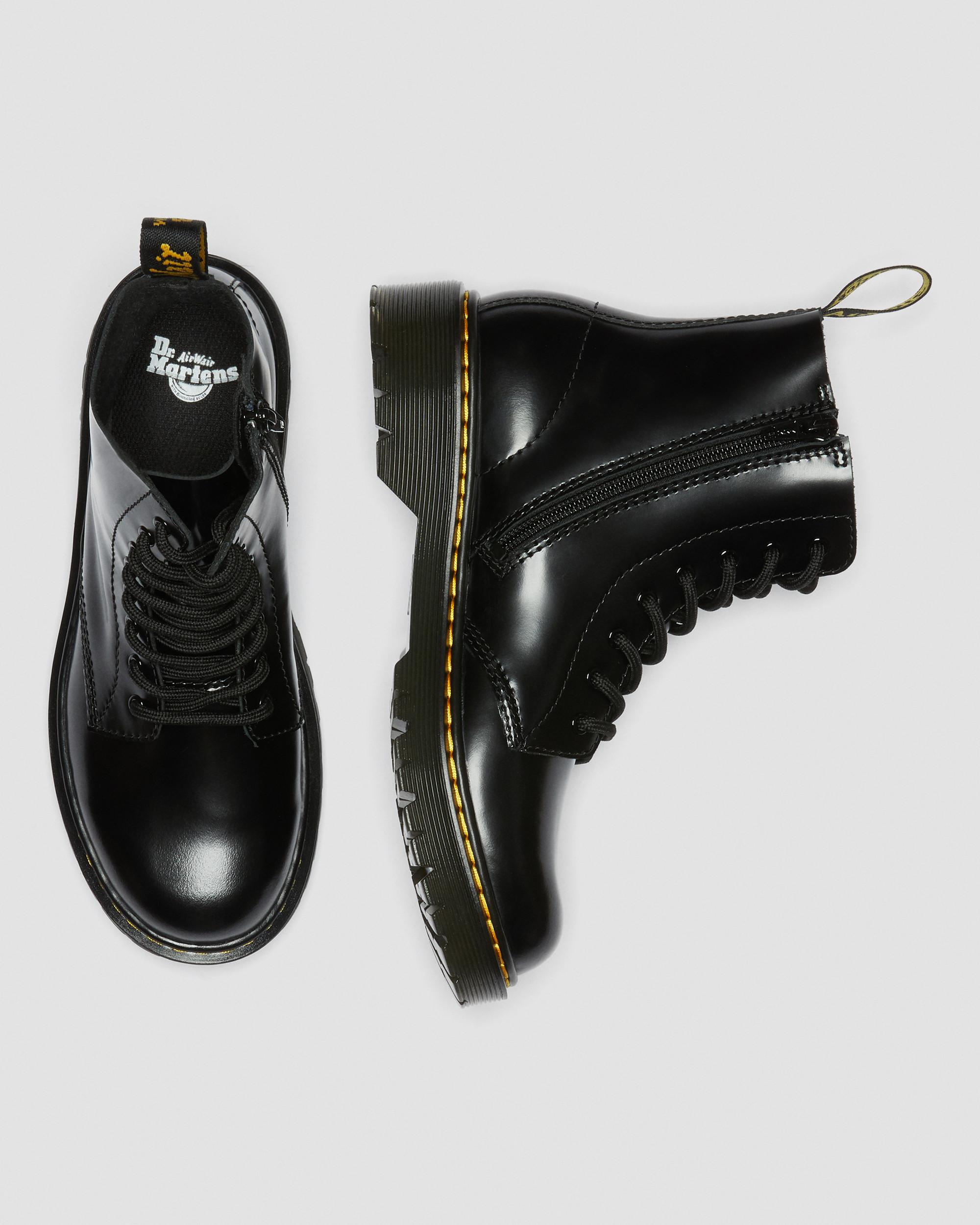 Youth 1460 Pascal Bex Leather Lace Up Boots in Black | Dr. Martens
