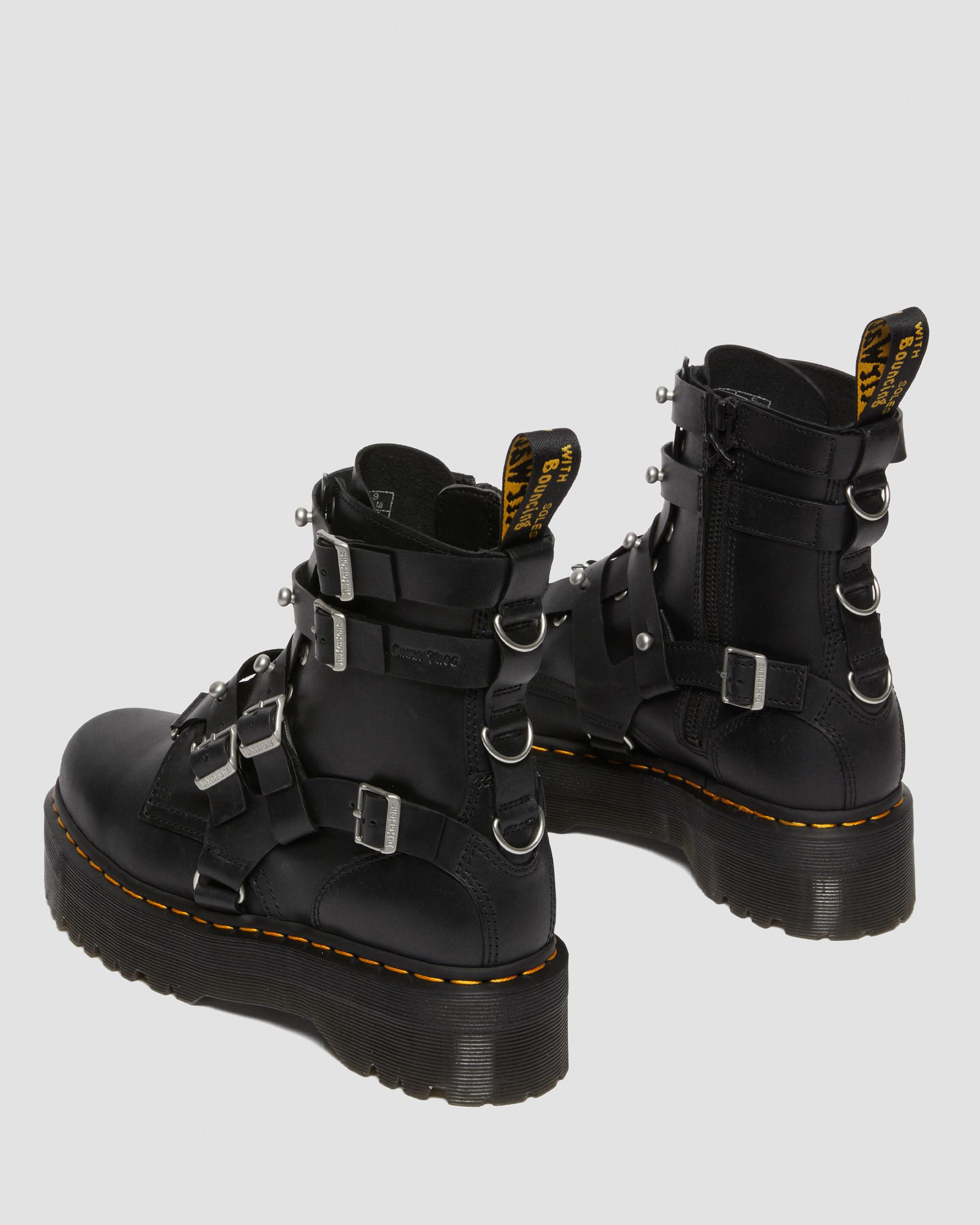 JADON THE GREAT FROG PLATFORM BOOTS in Black | Dr. Martens