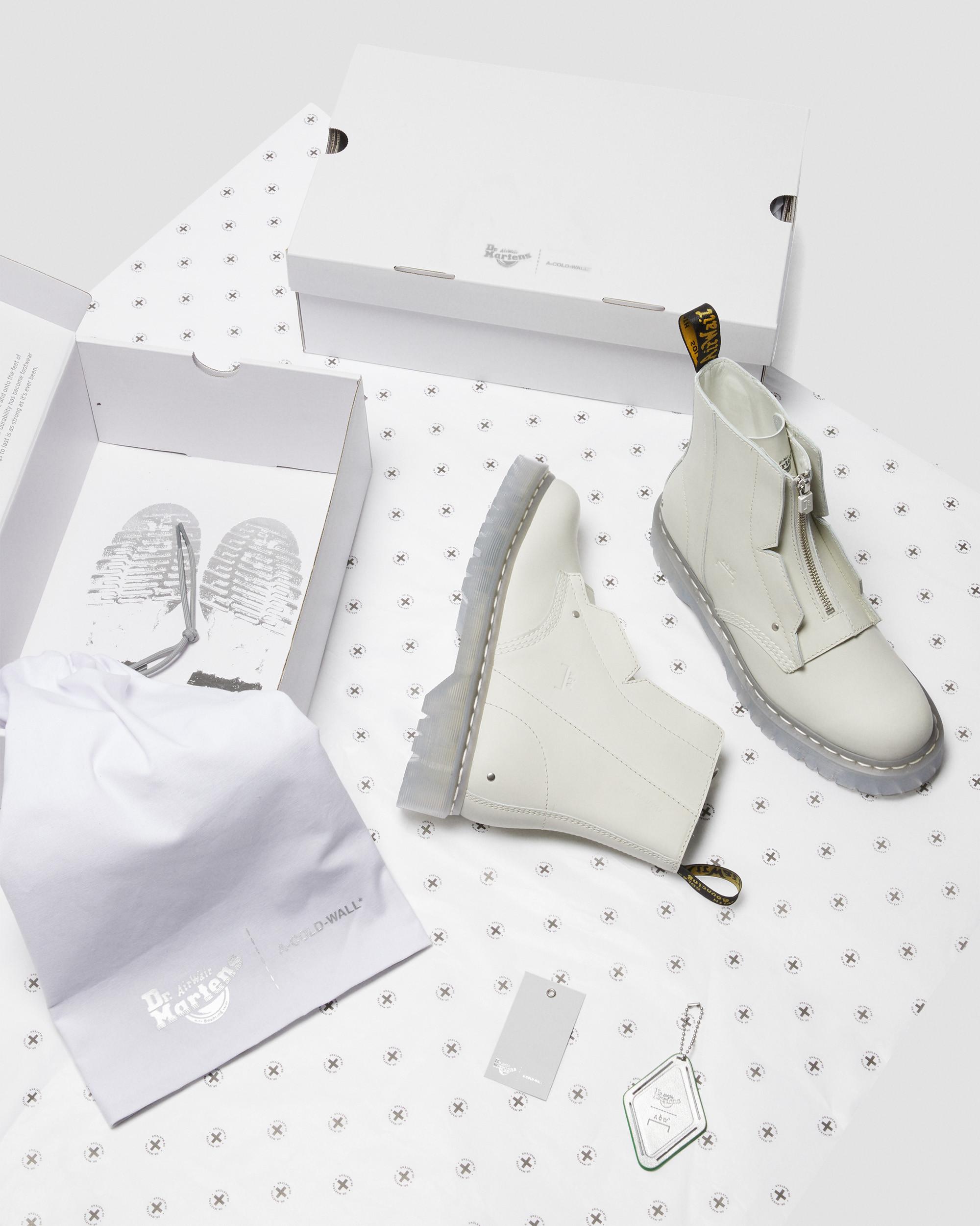 1460 Pascal ACW* Bex Leather Lace Up Boots in Cream | Dr. Martens