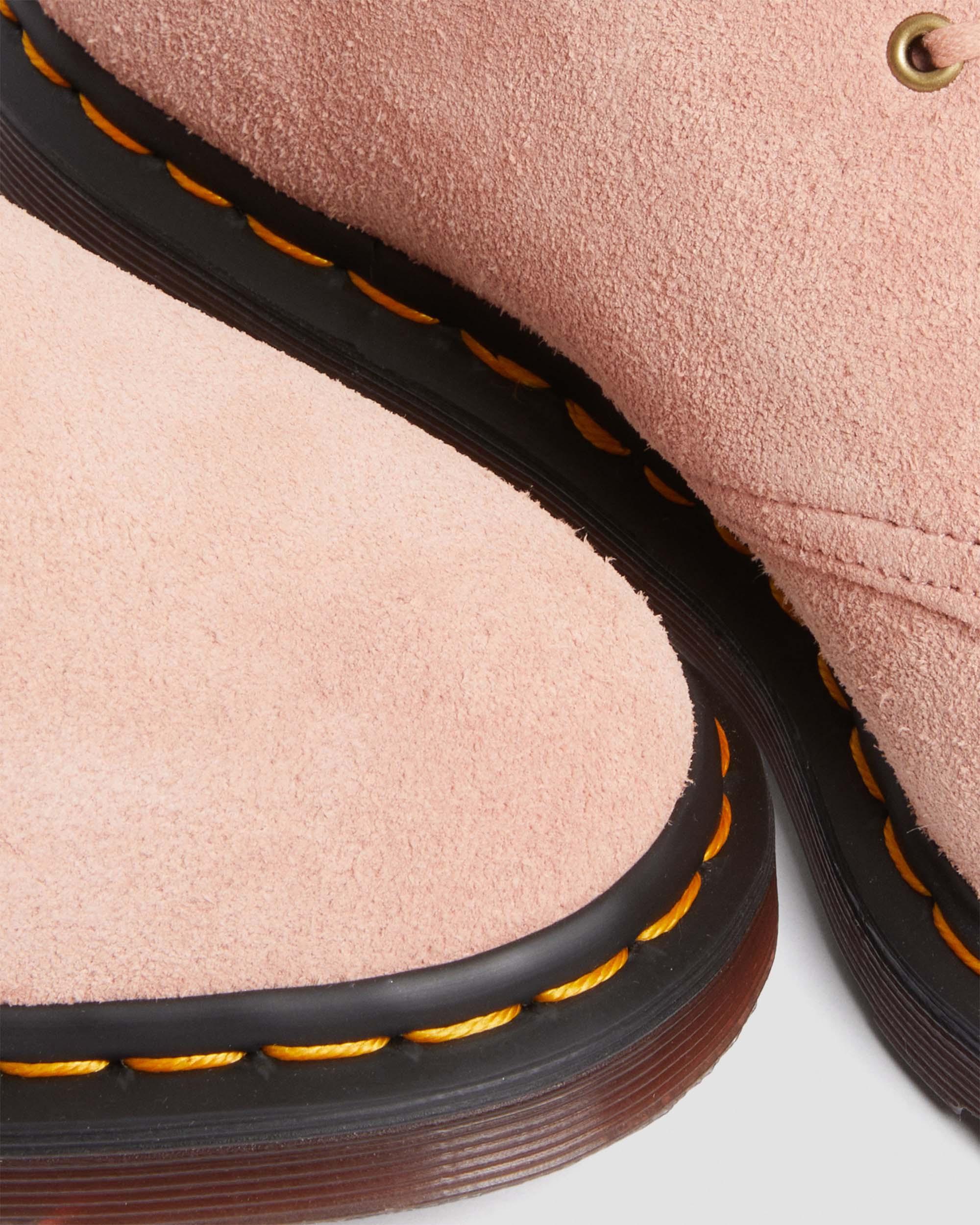 Smiths Suede Dress Shoes in Peach Beige | Dr. Martens