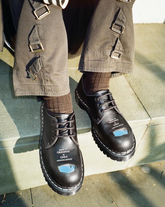 1461 Bex Exposed Steel Toe Oxford Shoes in Black | Dr. Martens 1461 Bex Exposed Steel Toe Oxford Shoes in Black | Dr. Martens