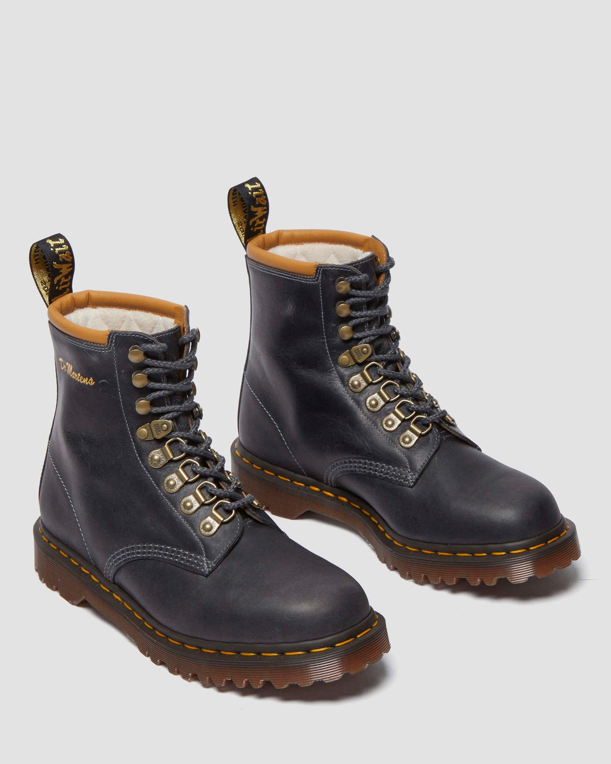 1460 Collar Made in England Phoenix Leather Lace Up Boots in | Dr. Martens