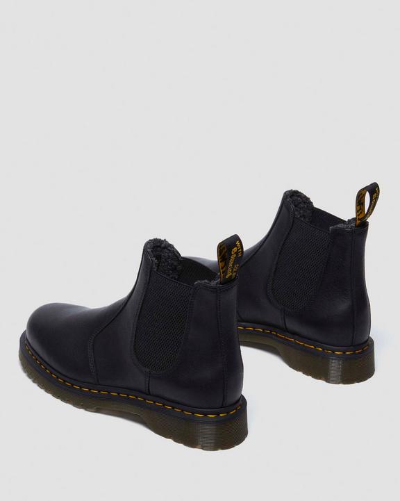 2976 Grizzly Fleece Lined Chelsea Boots in Black | Dr. Martens 2976 Grizzly Fleece Lined Chelsea Boots in Black | Dr. Martens