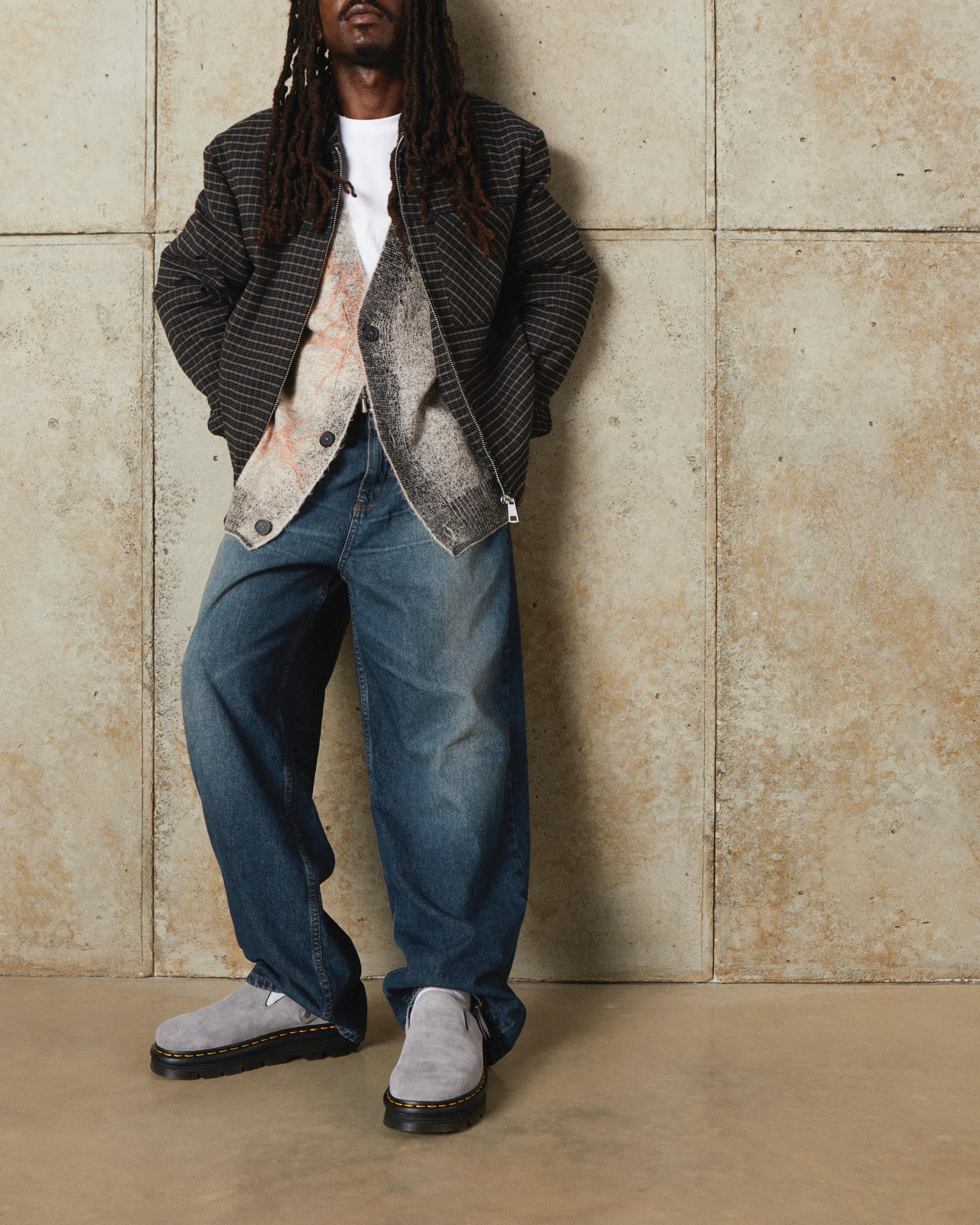 Dr. Martens' Dr. Martens Zebzag Slingback Clog In Ultimate Grey Suede ...