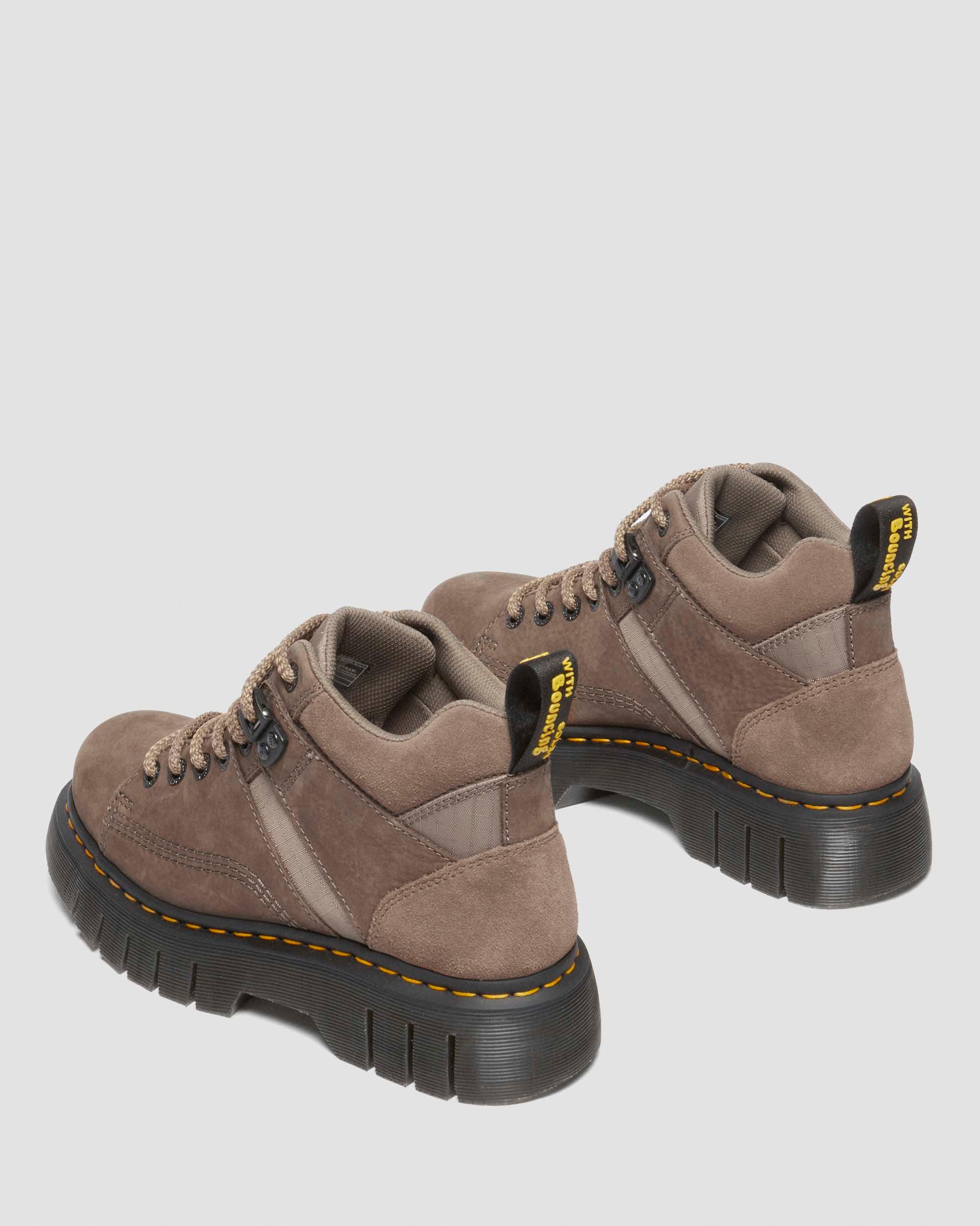 Woodard Tumbled Nubuck ankle boots in Khaki | Dr. Martens