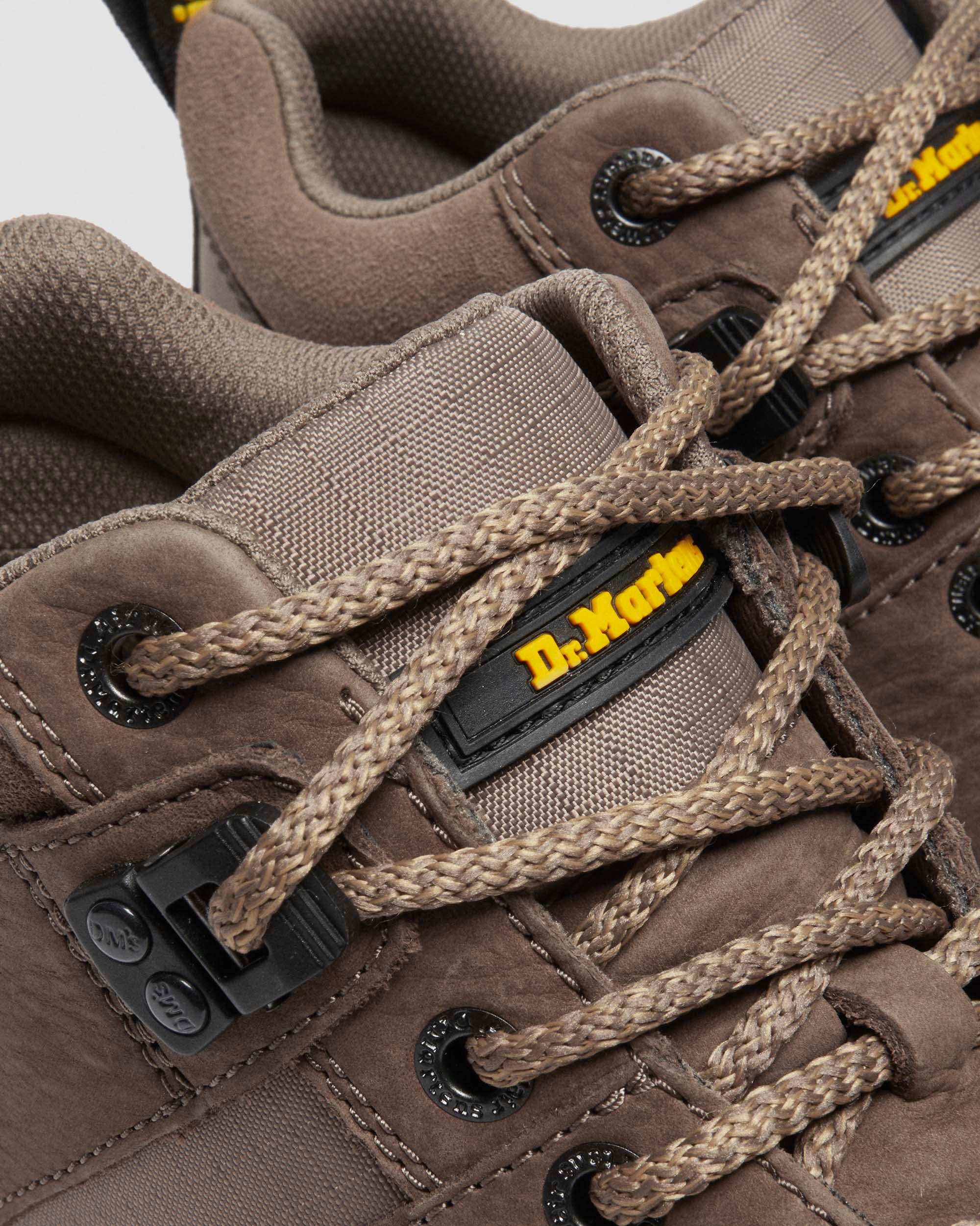 Woodard Tumbled Nubuck ankle boots in Khaki | Dr. Martens