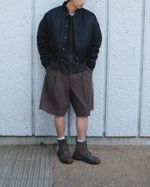 Combs Jungle Zip Casual Boots in Gunmetal | Dr. Martens Combs Jungle Zip Casual Boots in Gunmetal | Dr. Martens