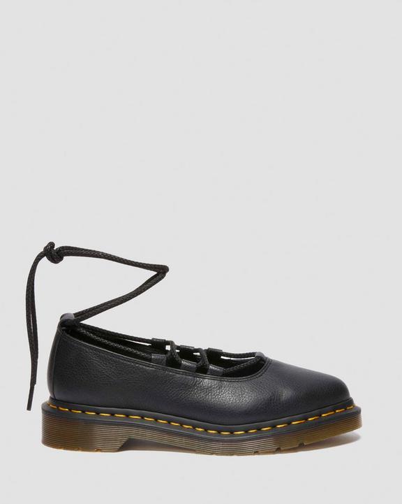Elphie II Virginia leather ballet flats in Black | Dr. Martens Elphie II Virginia leather ballet flats in Black | Dr. Martens