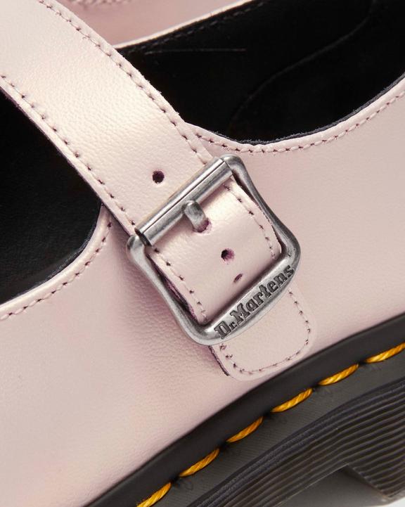 Elphie II iridescent leather mary jane shoes in Powder Pink Elphie II iridescent leather mary jane shoes in Powder Pink
