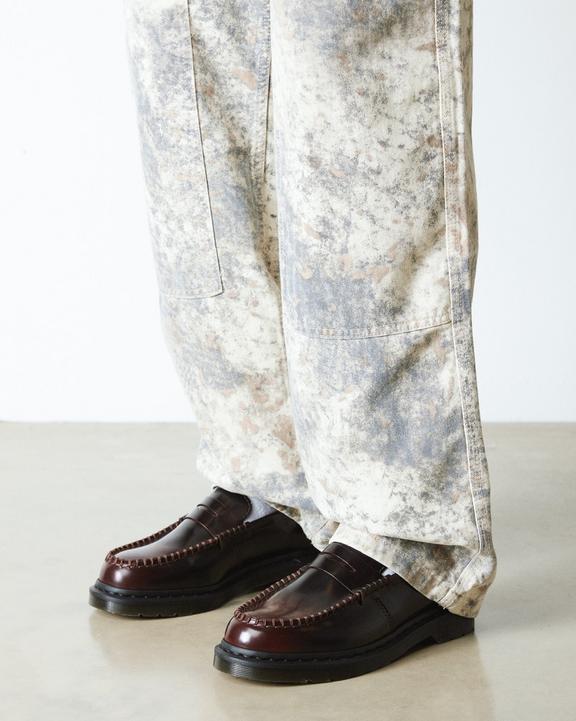 Penton Arcadia leather loafers in Cherry Red Arcadia | Dr Penton Arcadia leather loafers in Cherry Red Arcadia | Dr