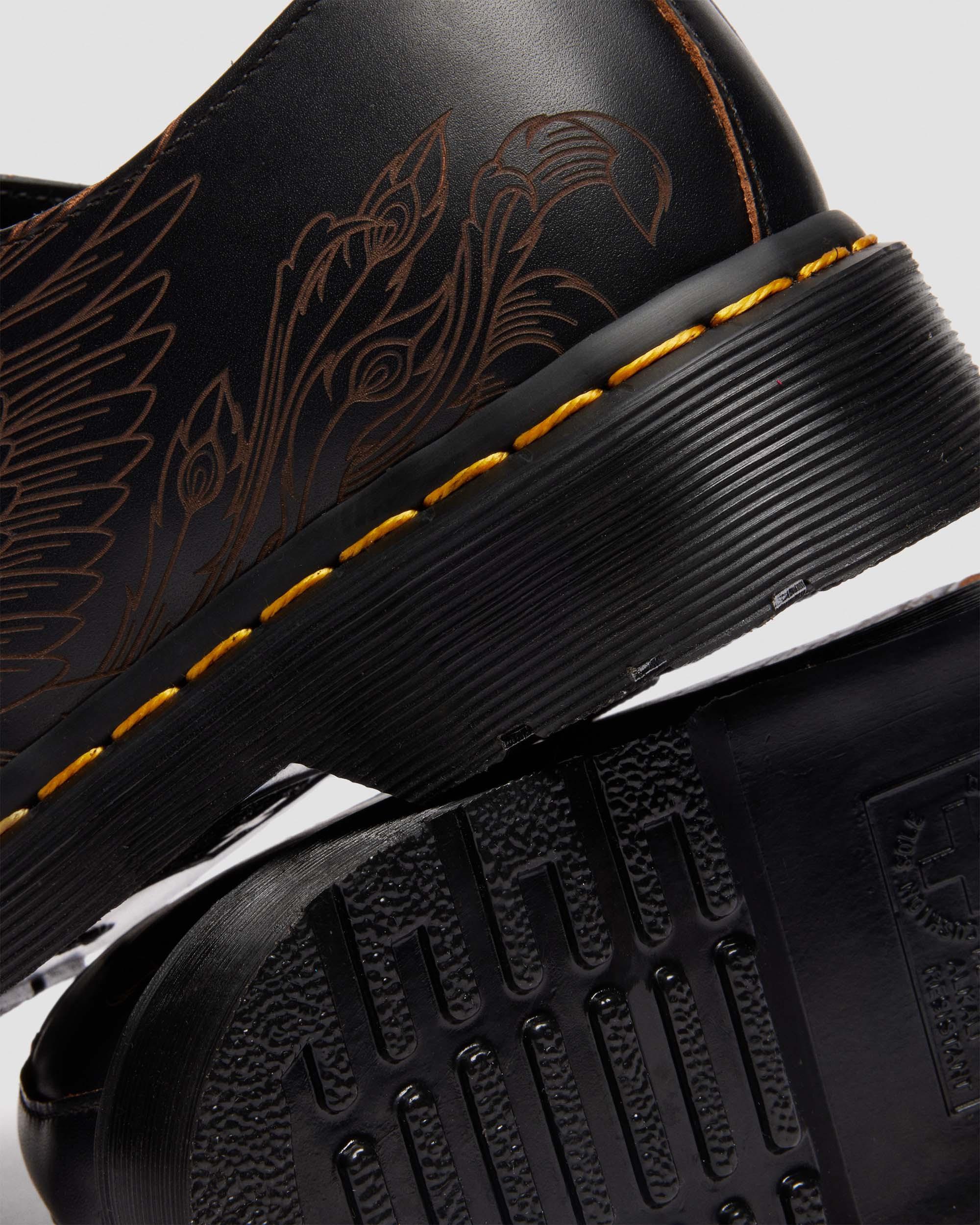 1461 PHOENIX VINTAGE SMOOTH LEATHER SHOES in Black | Dr. Martens