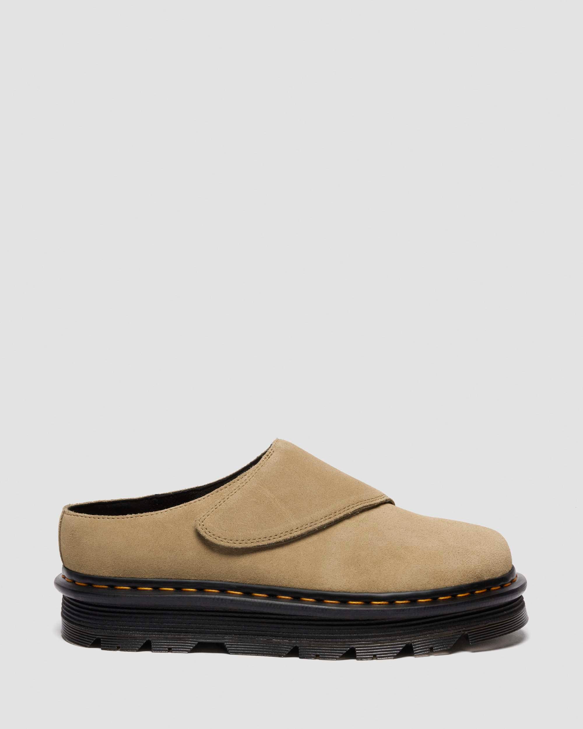 Zebzag Anywair Suede Mules in Tan | Dr. Martens