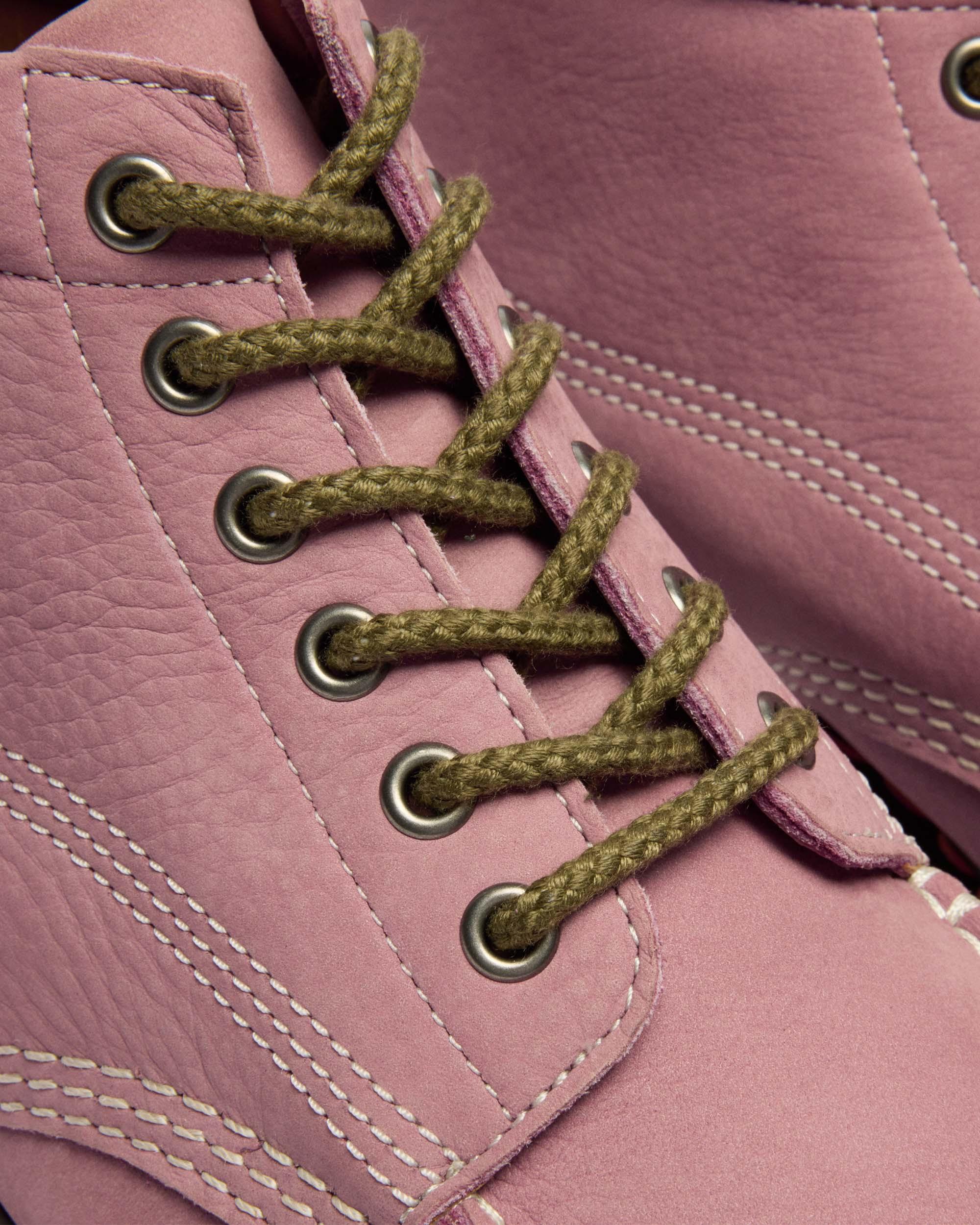 Lowell Chukka Nubuck Moc Toe Ankle Boots in Dusty Rose | Dr. Martens