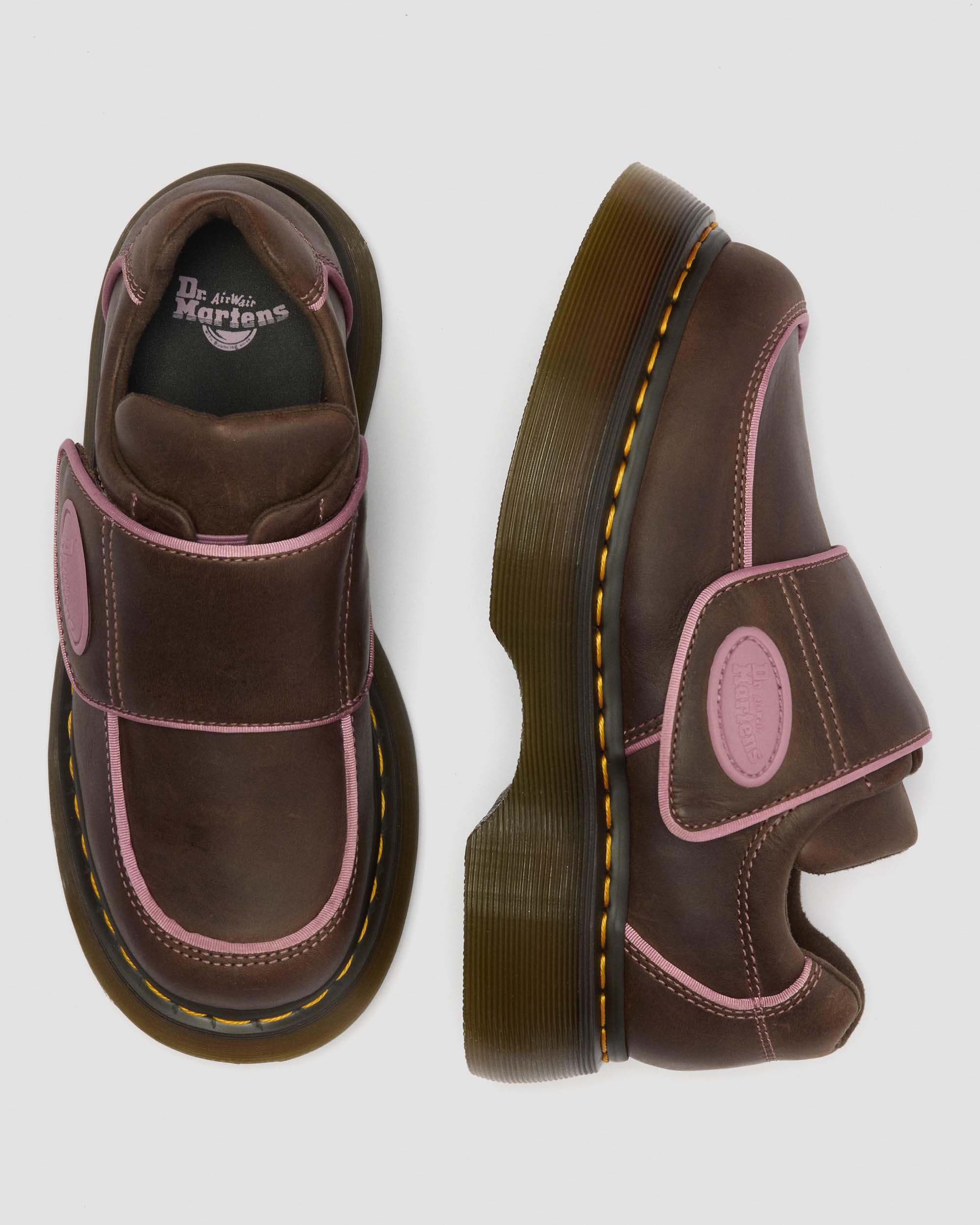 Buzz Strap Wyoming Shoes in Dark Brown | Dr. Martens