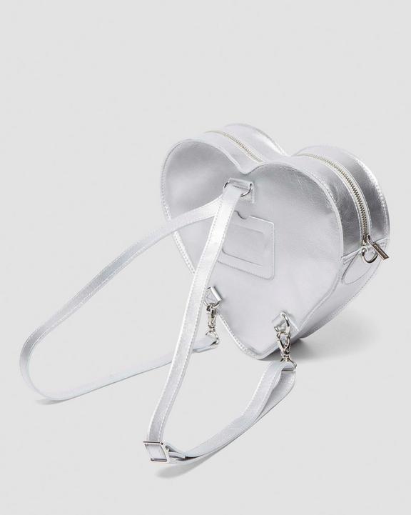 Heart Shaped Milled Metallic Backpack in | Dr. Martens Heart Shaped Milled Metallic Backpack in | Dr. Martens