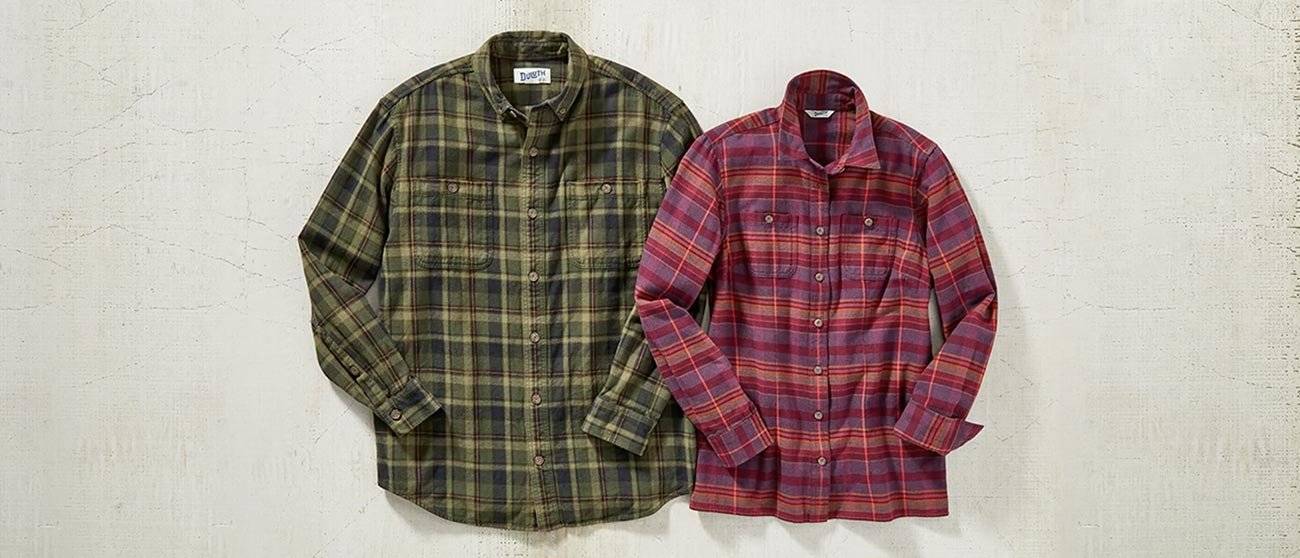 Men's & Women's Flannel Workwear | Duluth Trading Company
