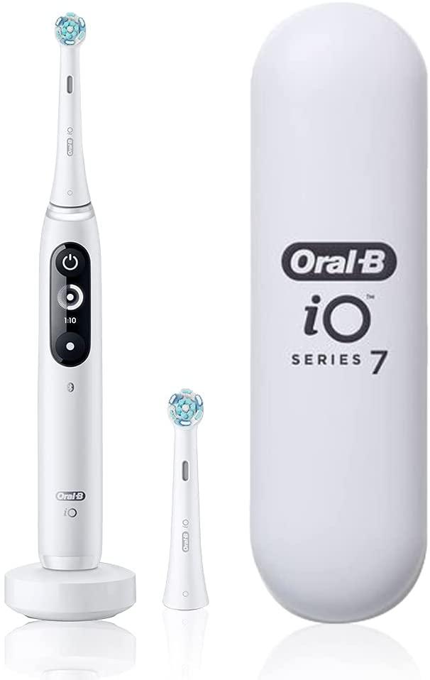 Oral-B iO7 Electric Rechargeable Toothbrush, 1 White handle with ...