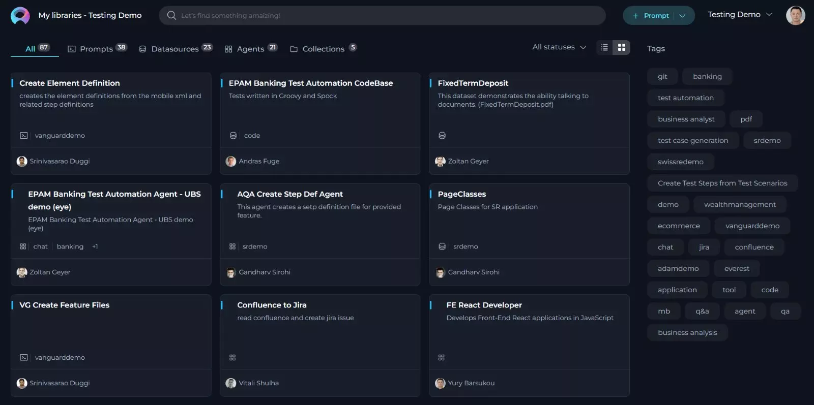 ELITEA – AI Workflow Automation Tool | EPAM SolutionsHub