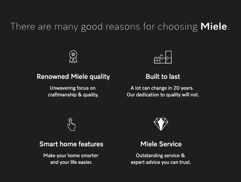 Miele – Appliances designed with love and longevity in mind | Euronics Site