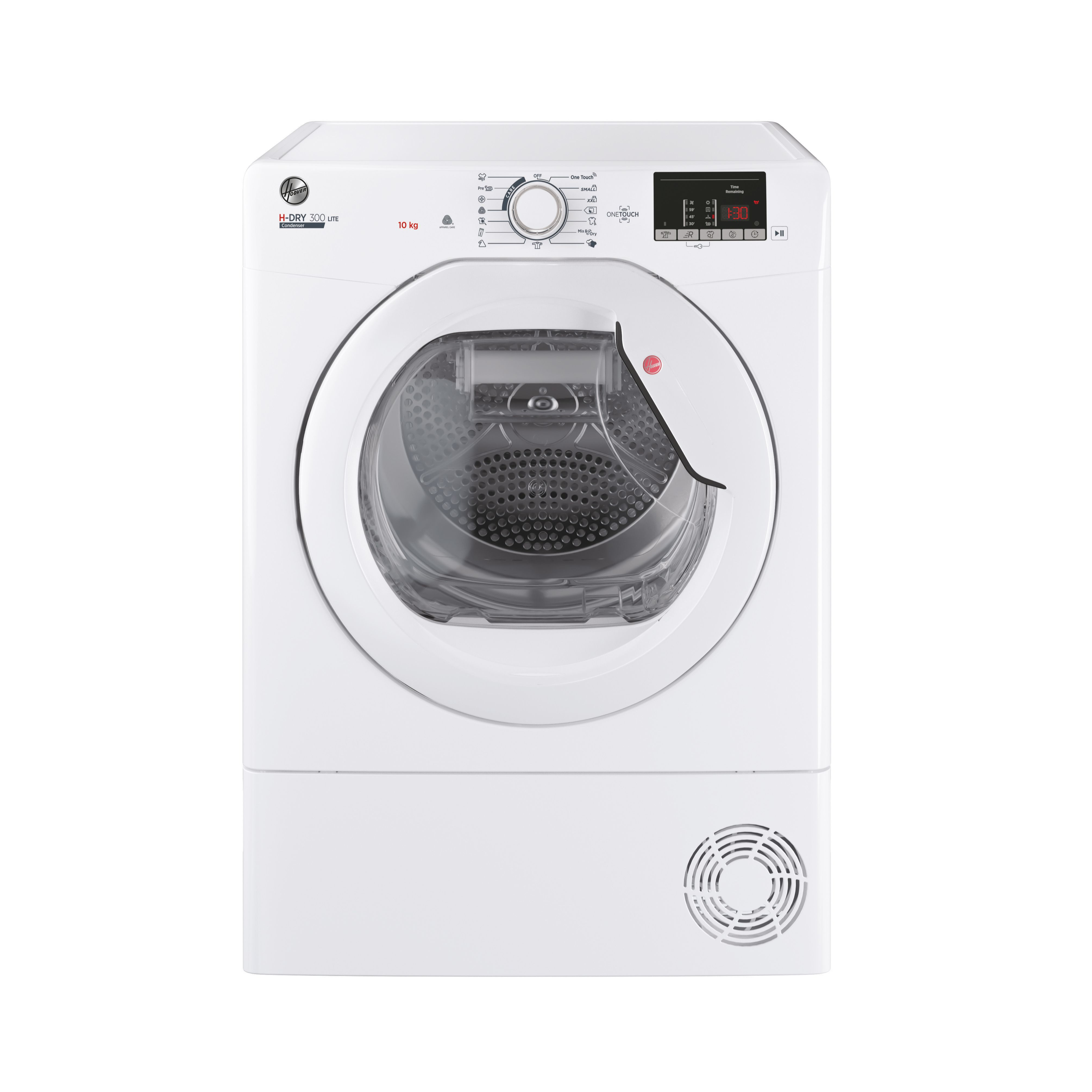 Hoover H-Dry 300 HLE C10DE-80 10kg Condenser Tumble Dryer - White ...