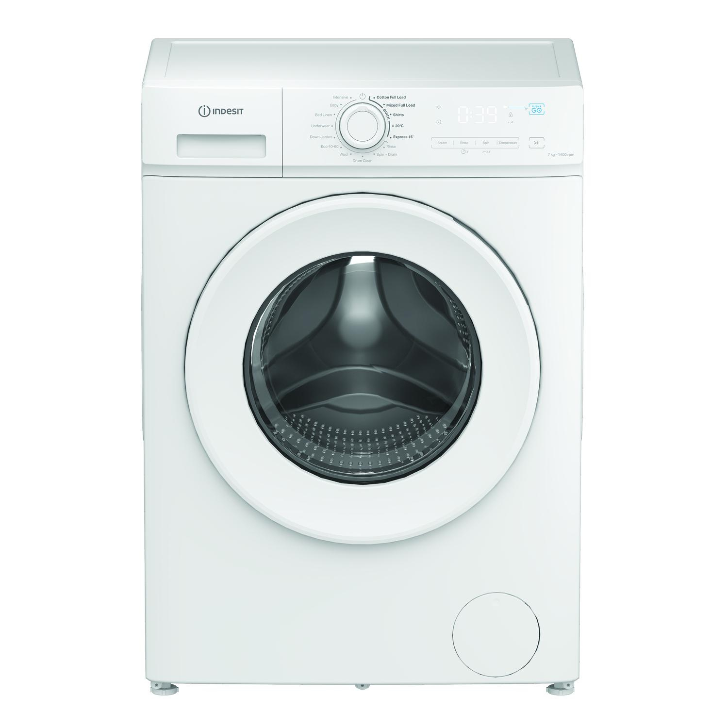 Indesit IMA764MYTIMEUK 7kg 1400 Spin Washing Machine - White | Kings and Barnhams