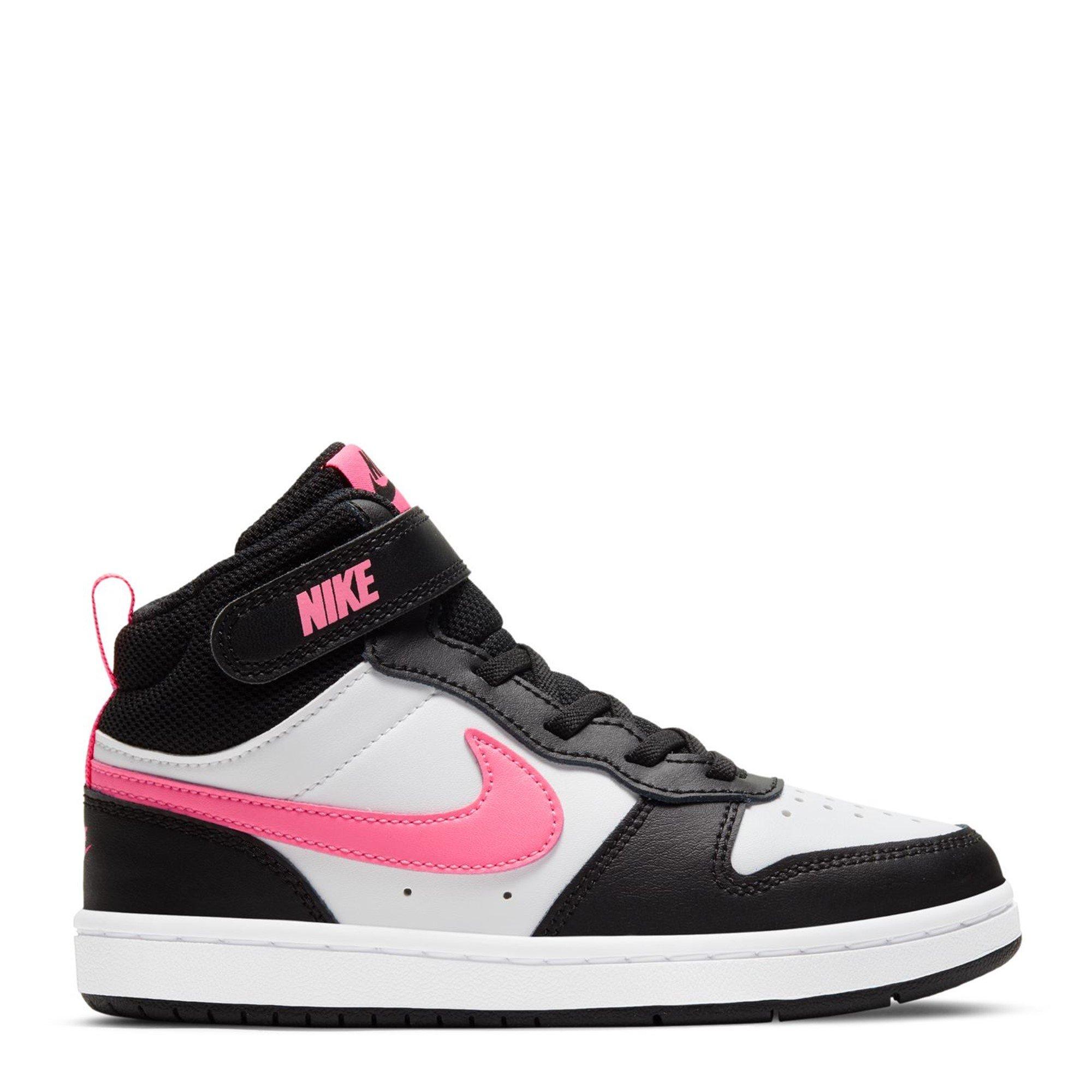 Nike | Court Borough Mid 2 Little Kids' Shoes | High Tops | Sports Direct