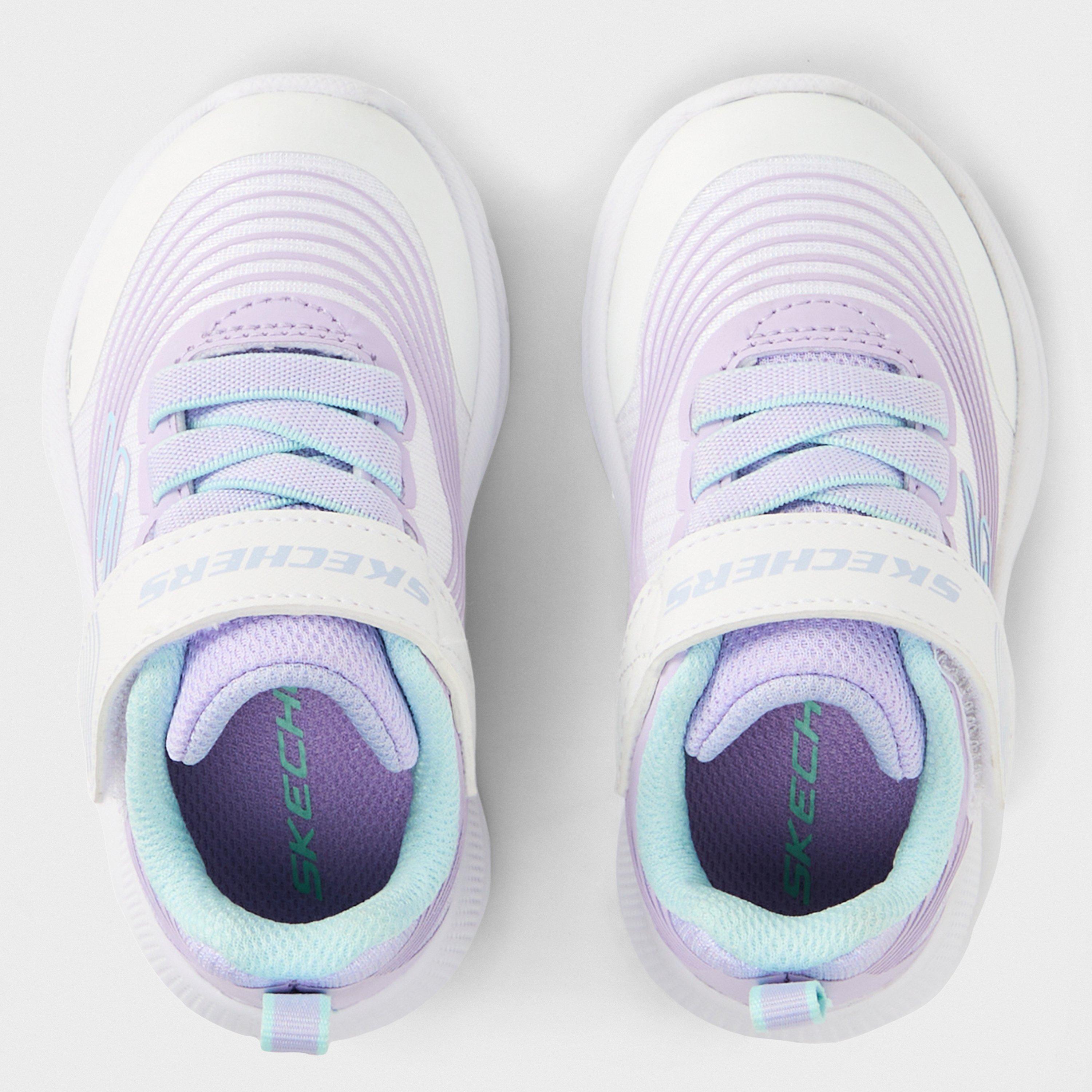 Skechers | Gore And Strap Ombre Sparkle Mesh S Runners Girls | Runners ...