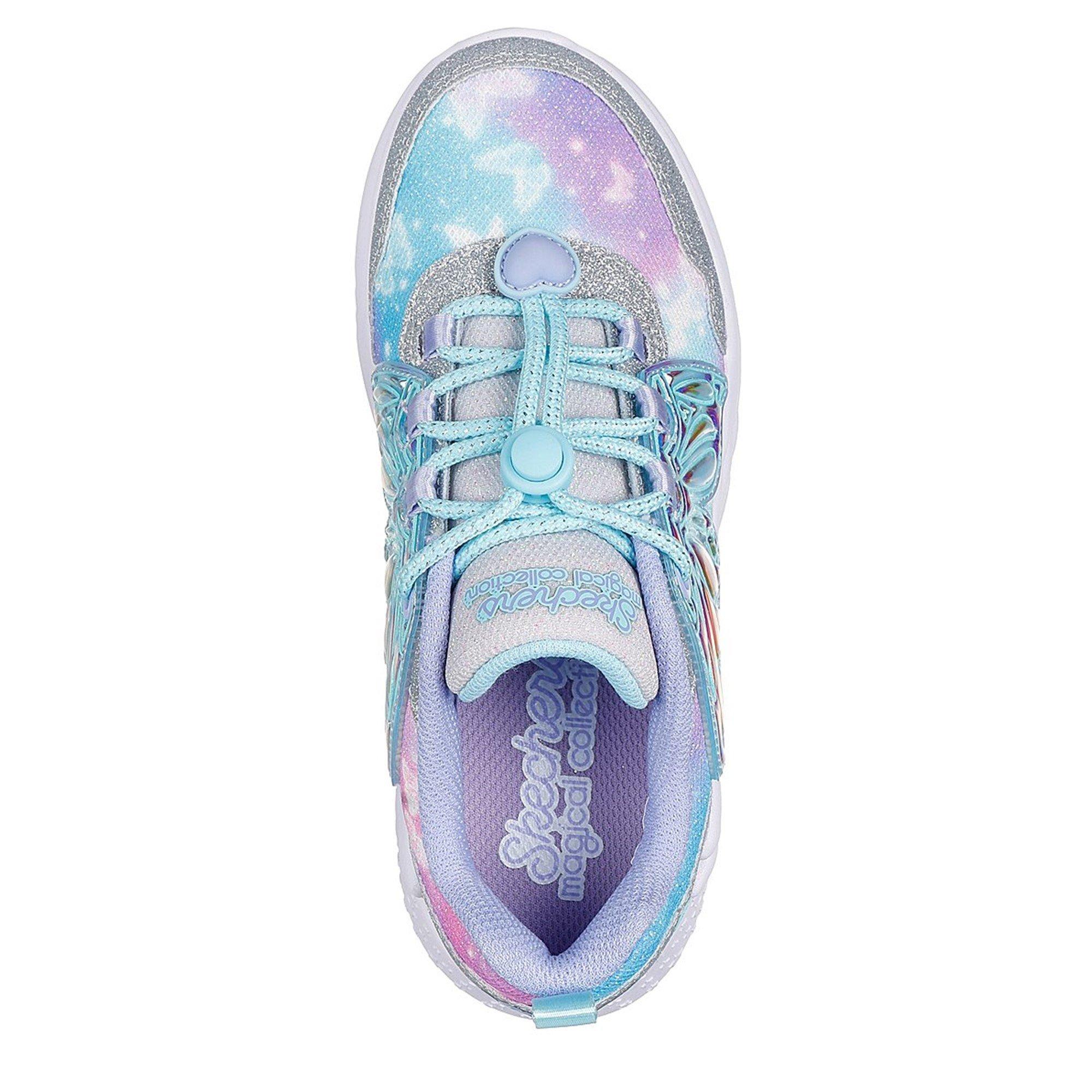 Skechers | Lighted Upper Butterfly Wings Sneak Light Up Trainers Girls ...