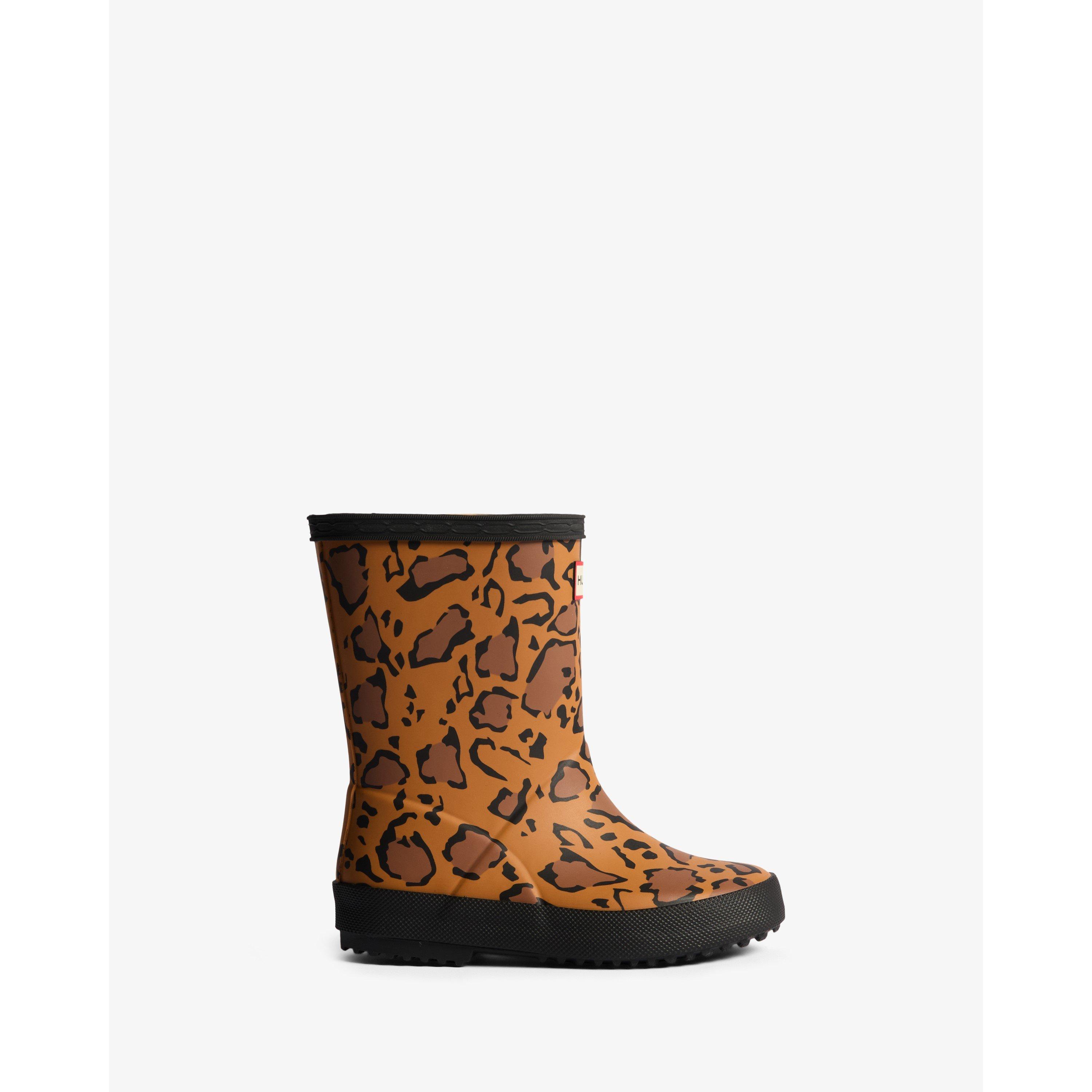 Hunter | Kids' Leopard Print Wellies | Wellingtons | Sports Direct