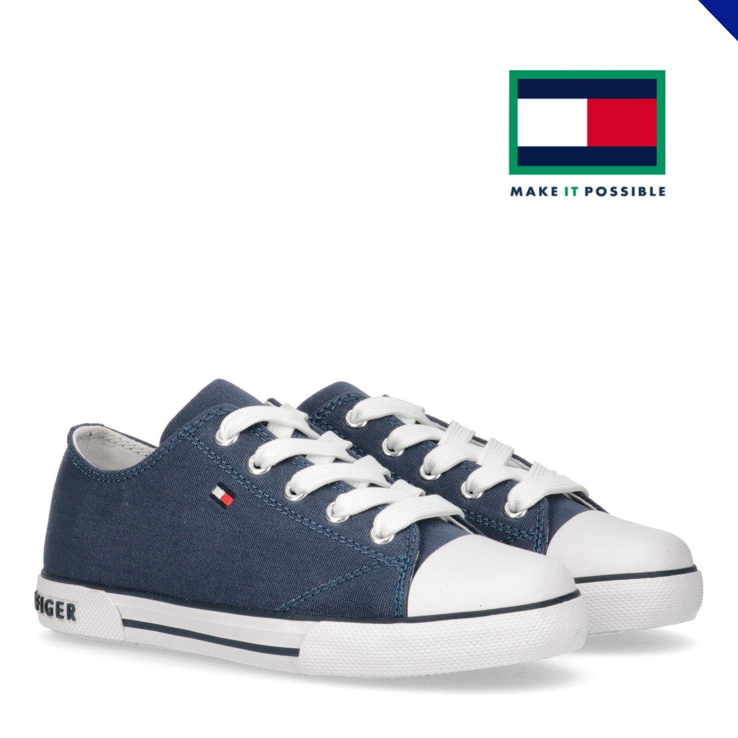 Tommy Hilfiger | Vincent Low Trainers Juniors | Canvas Low | Cruise Fashion