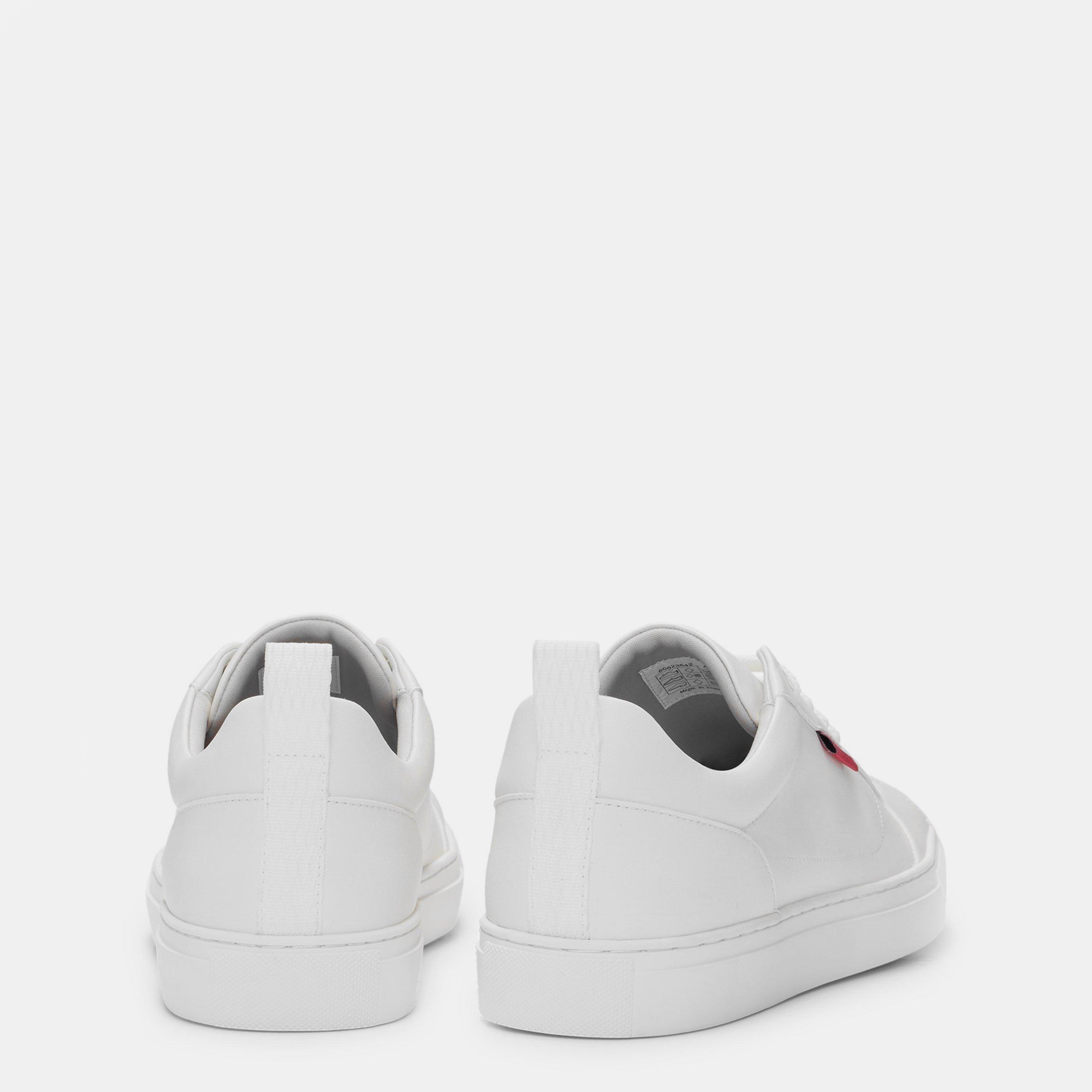 Hugo | Men's Faux Leather Logo Low-Top Trainers | Low Trainers | FRASERS