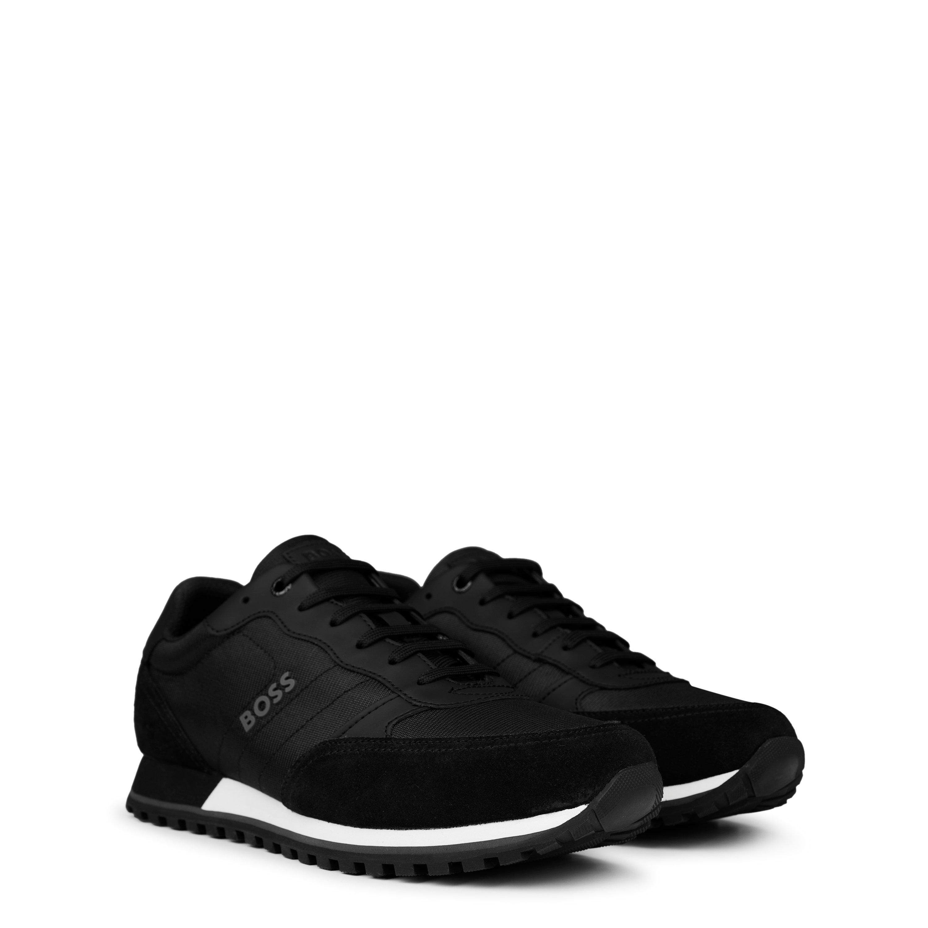 Boss | Men's Parkour Textured Leather Memory Foam Runners | Runners | USC