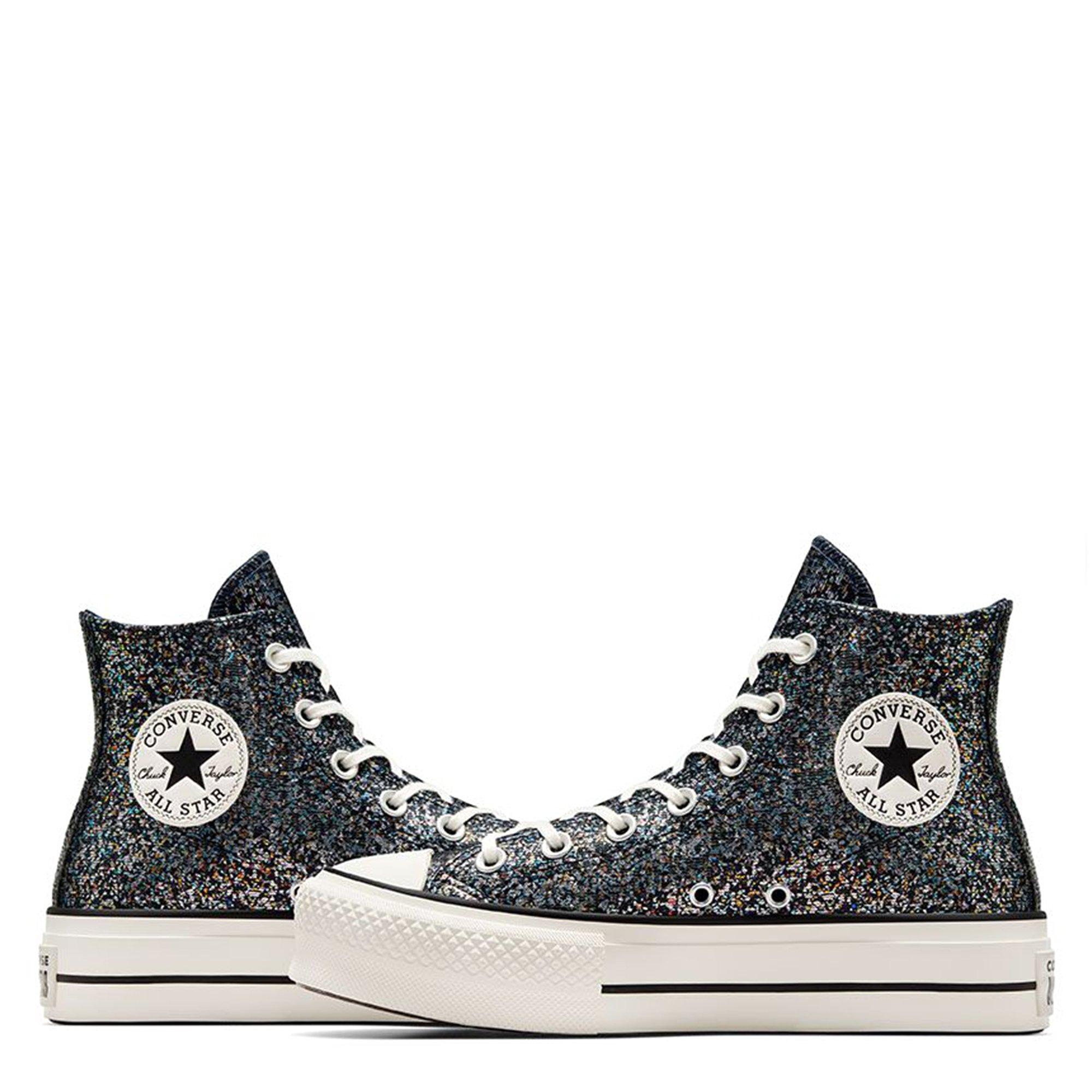 Converse | CTAS Lift Platform Glitter | High Tops | Sports Direct MY