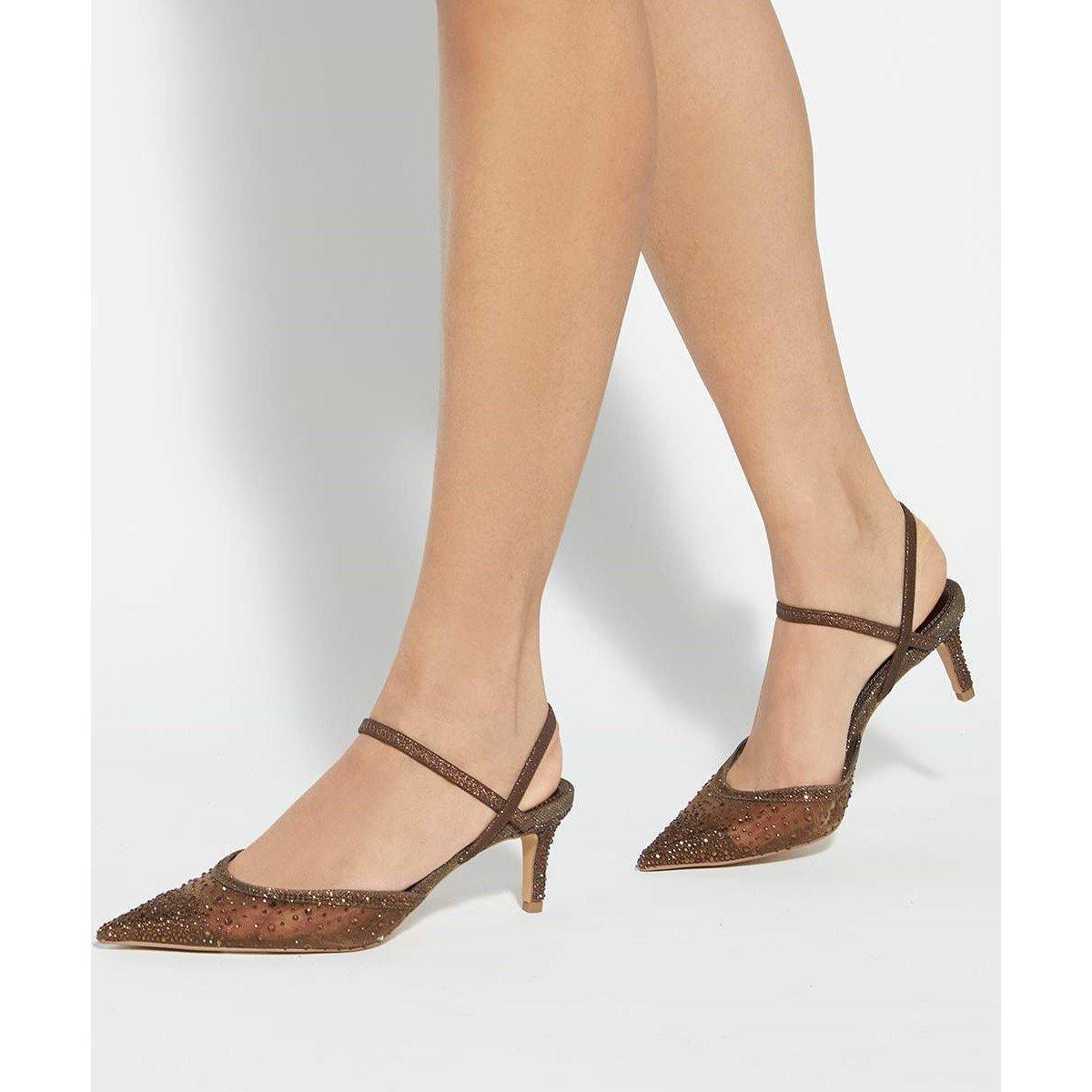 Dune Women's Charismatic Medium Heel Stiletto Court Shoes | FRASERS