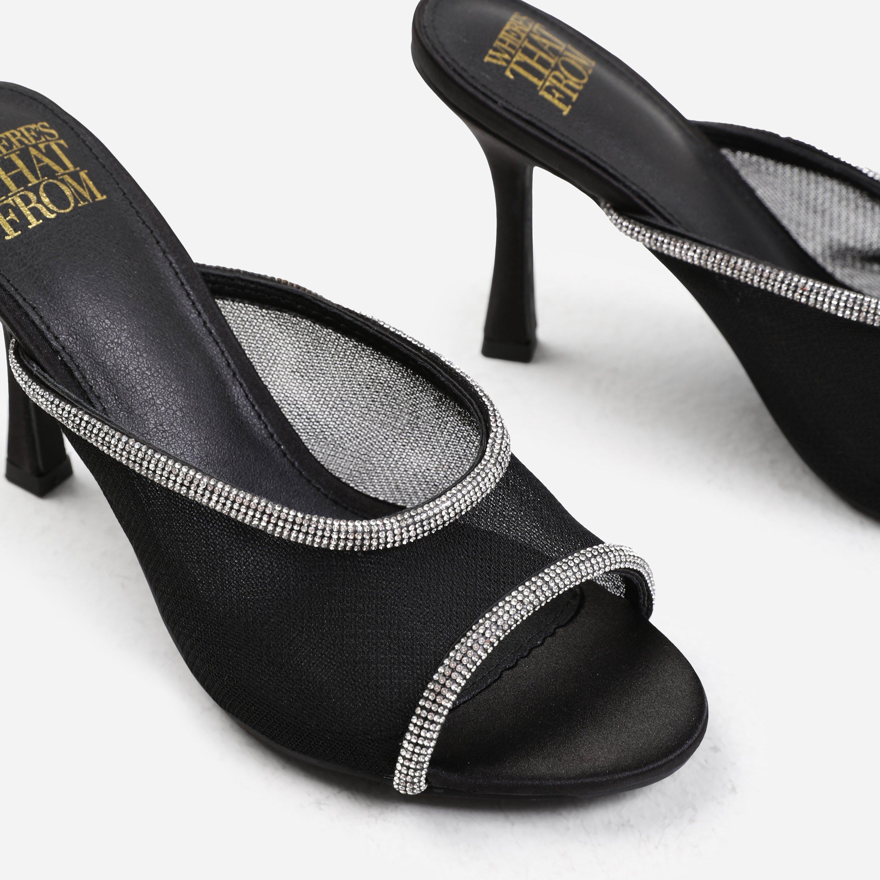 Where's that from Women's Open Toe Flat Mules | FRASERS