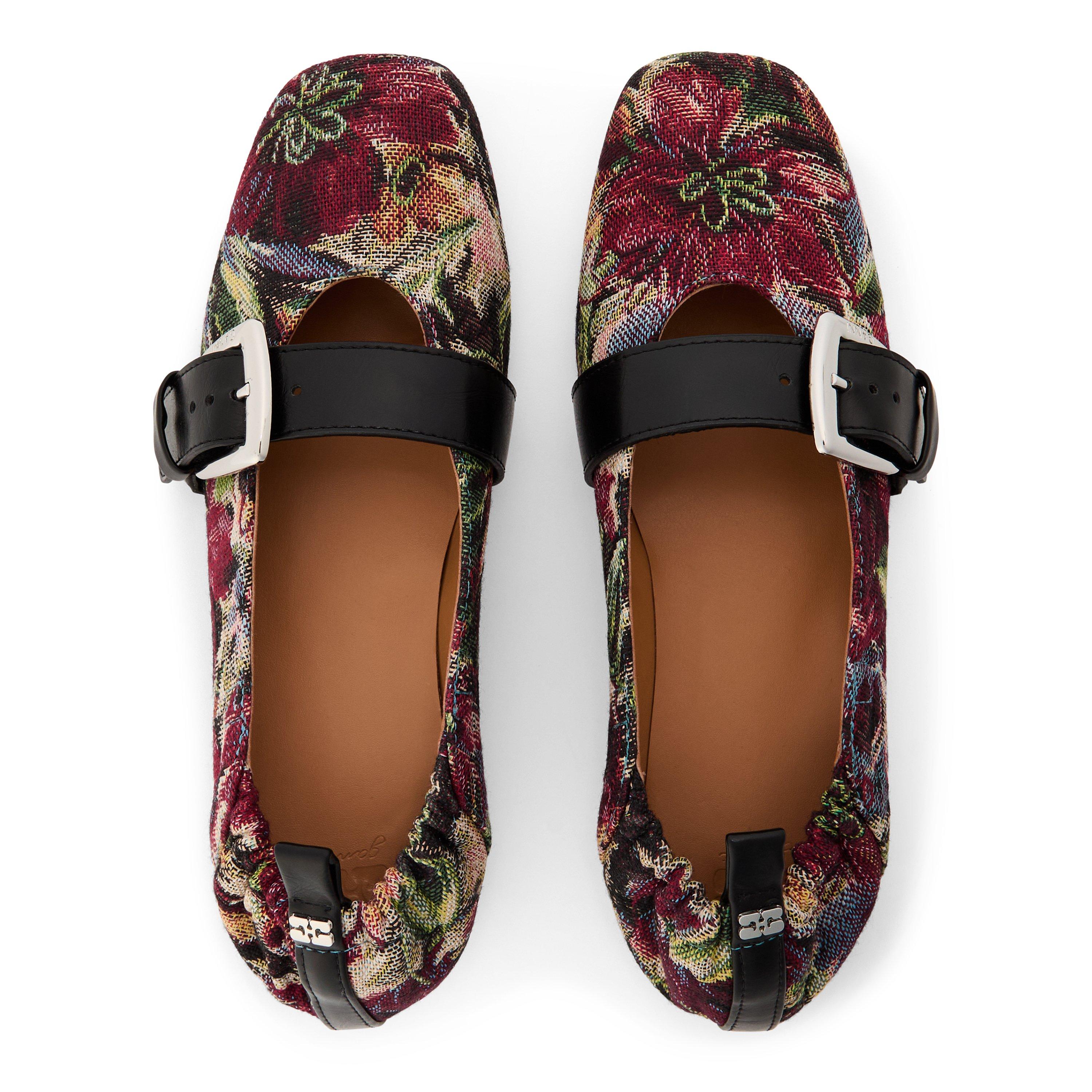 Ganni | Ganni Btrfly Strap Ld62 | Ballet Pumps | Cruise Fashion